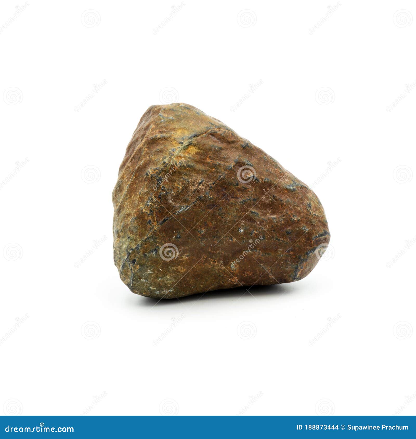 Roca De Granito Grande Aislada En El Fondo Blanco Foto de archivo ...