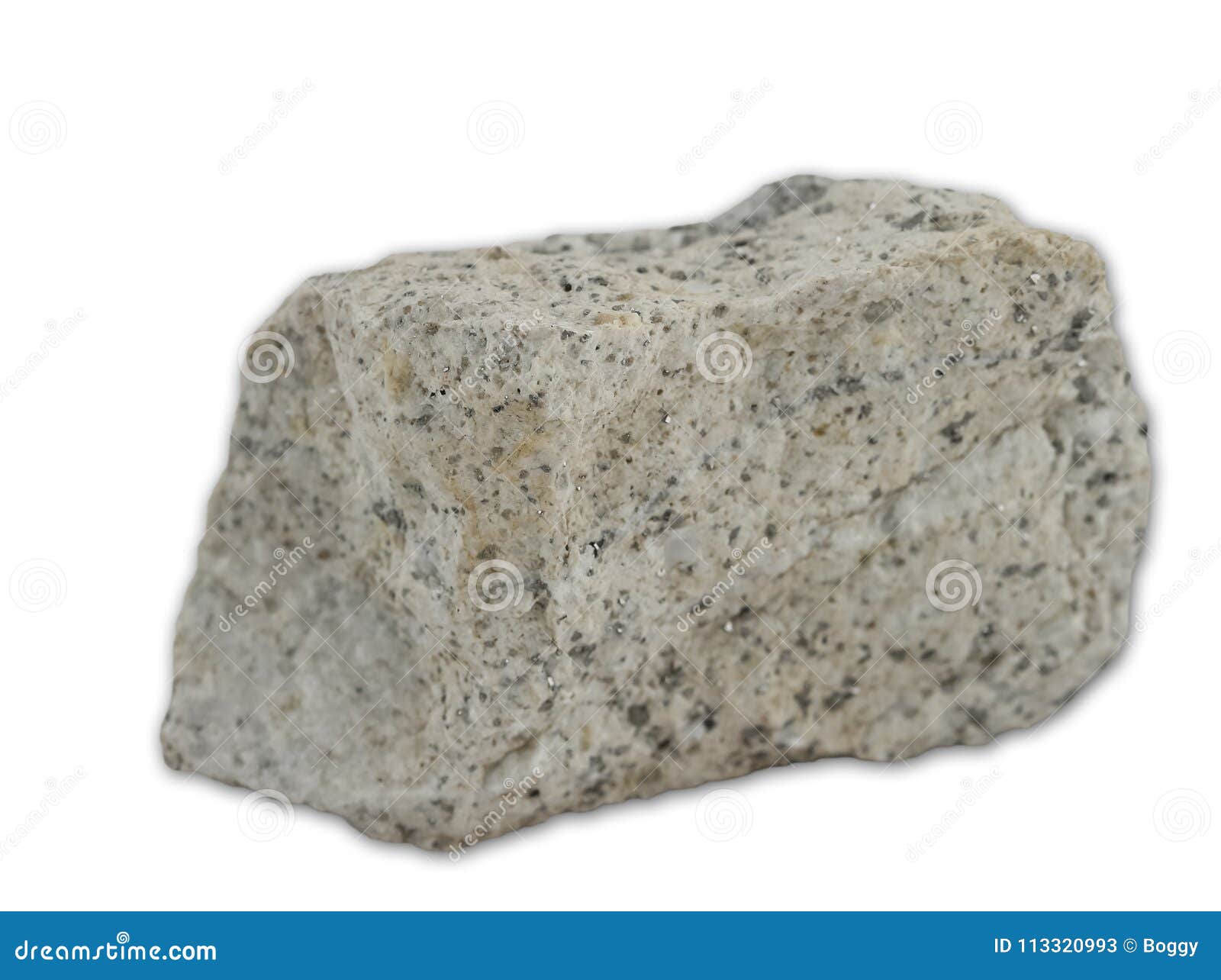 Roca Del Granito Aislada En El Fondo Blanco Imagen de archivo - Imagen ...