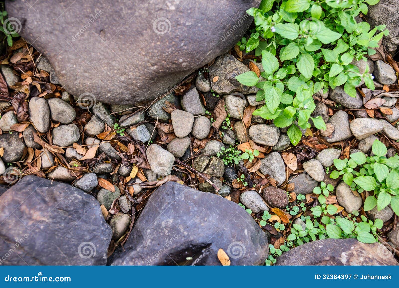 Roca y grava imagen de archivo. Imagen de suelo, piedra - 32384397