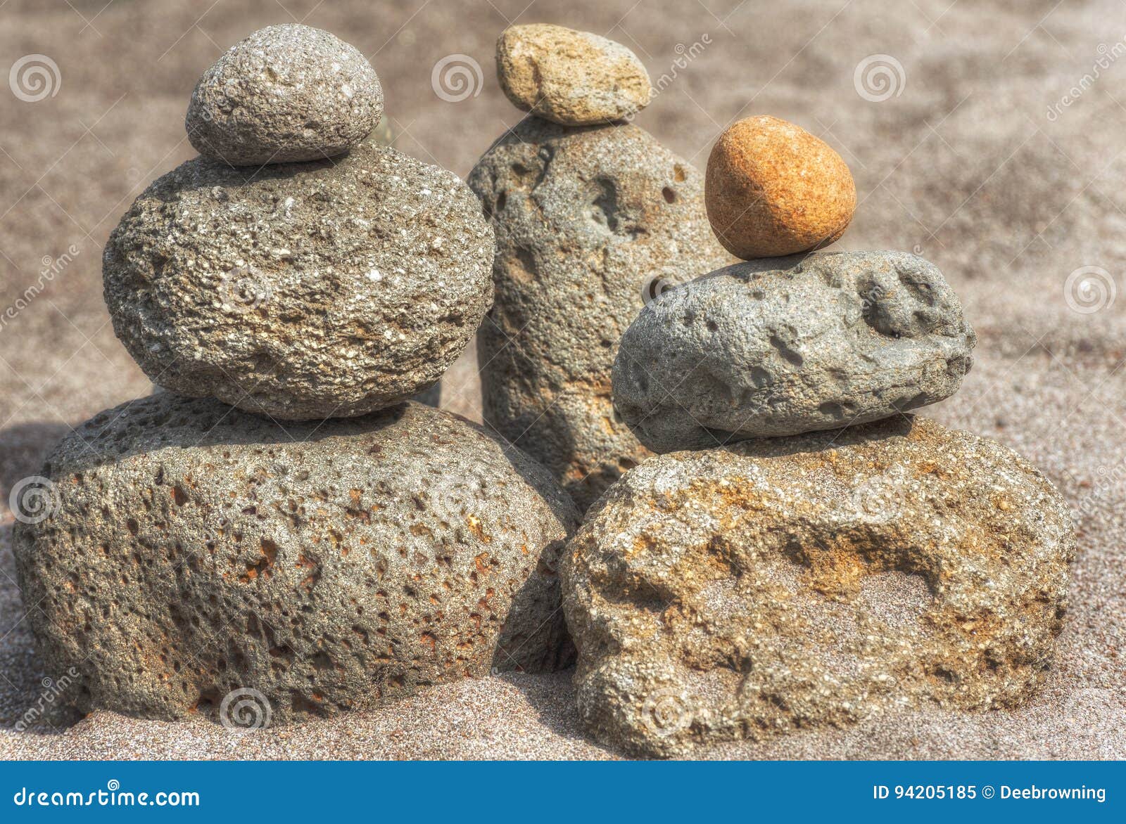 Rocas Apiladas En El Parque De Oxbow Imagen de archivo - Imagen de ...