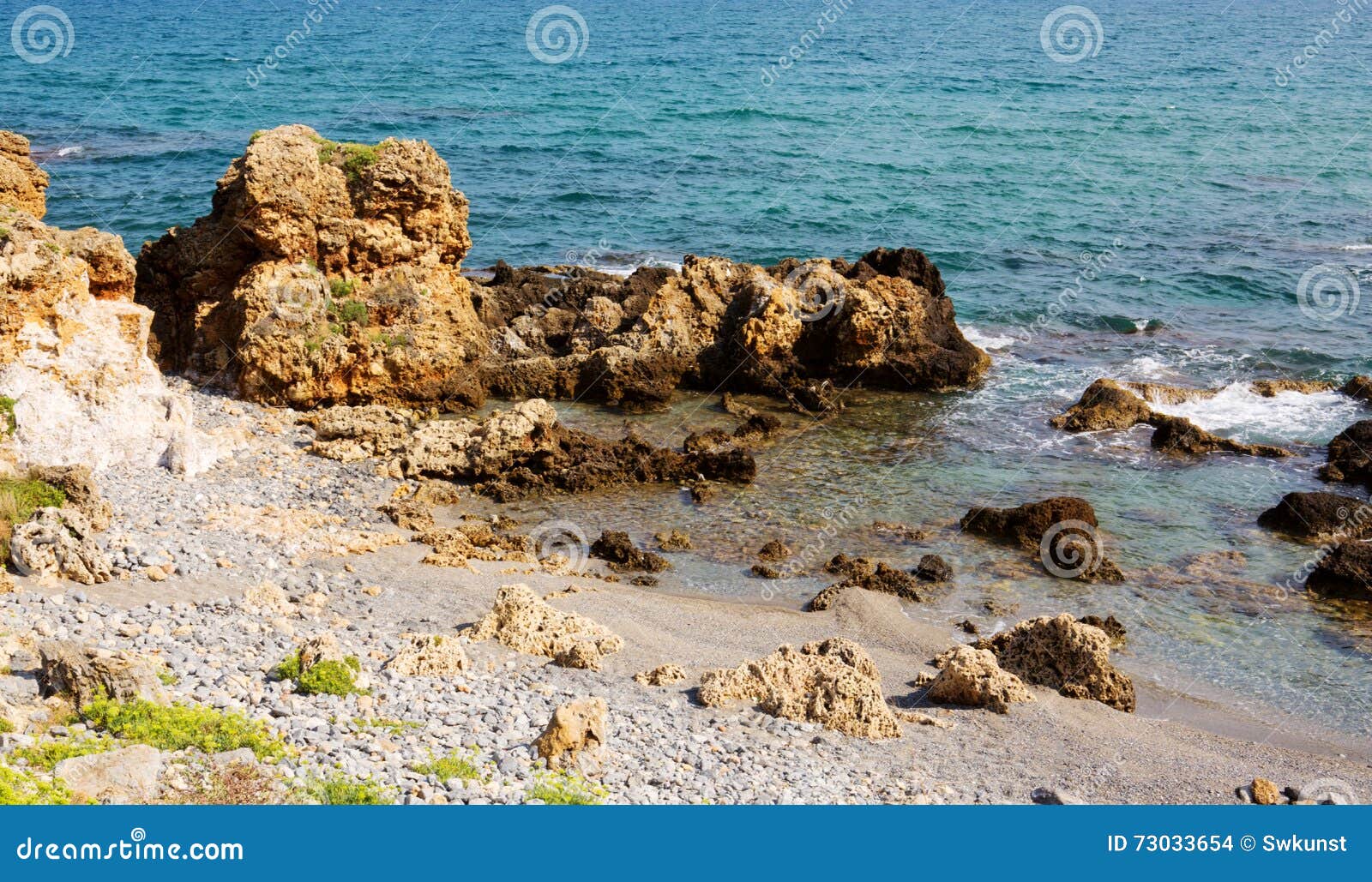 Rocas Naturales Hermosas En La Isla De Creta Foto de archivo - Imagen ...