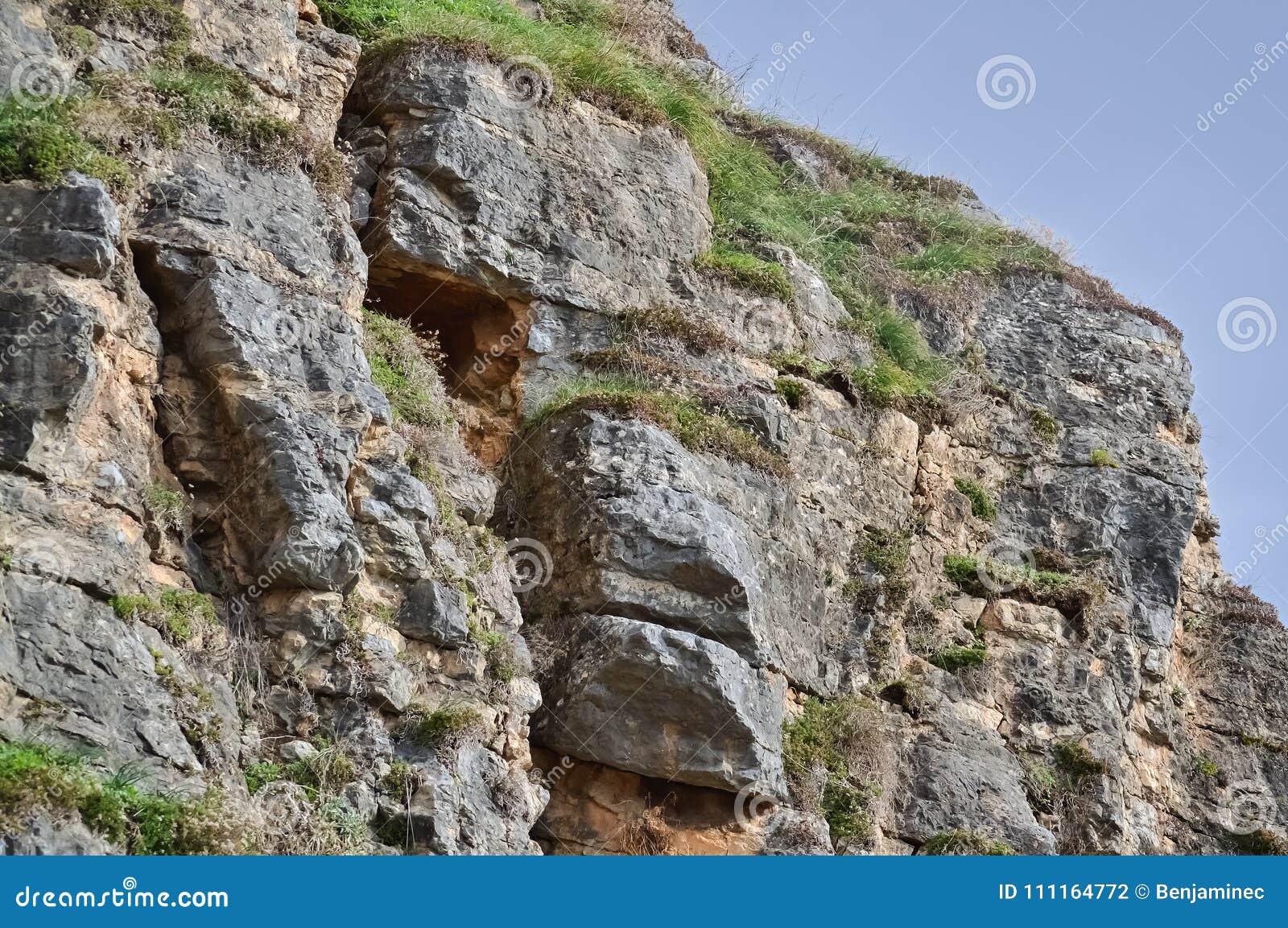 Rocas Sedimentarias Grandes Foto de archivo - Imagen de primer, piedra ...