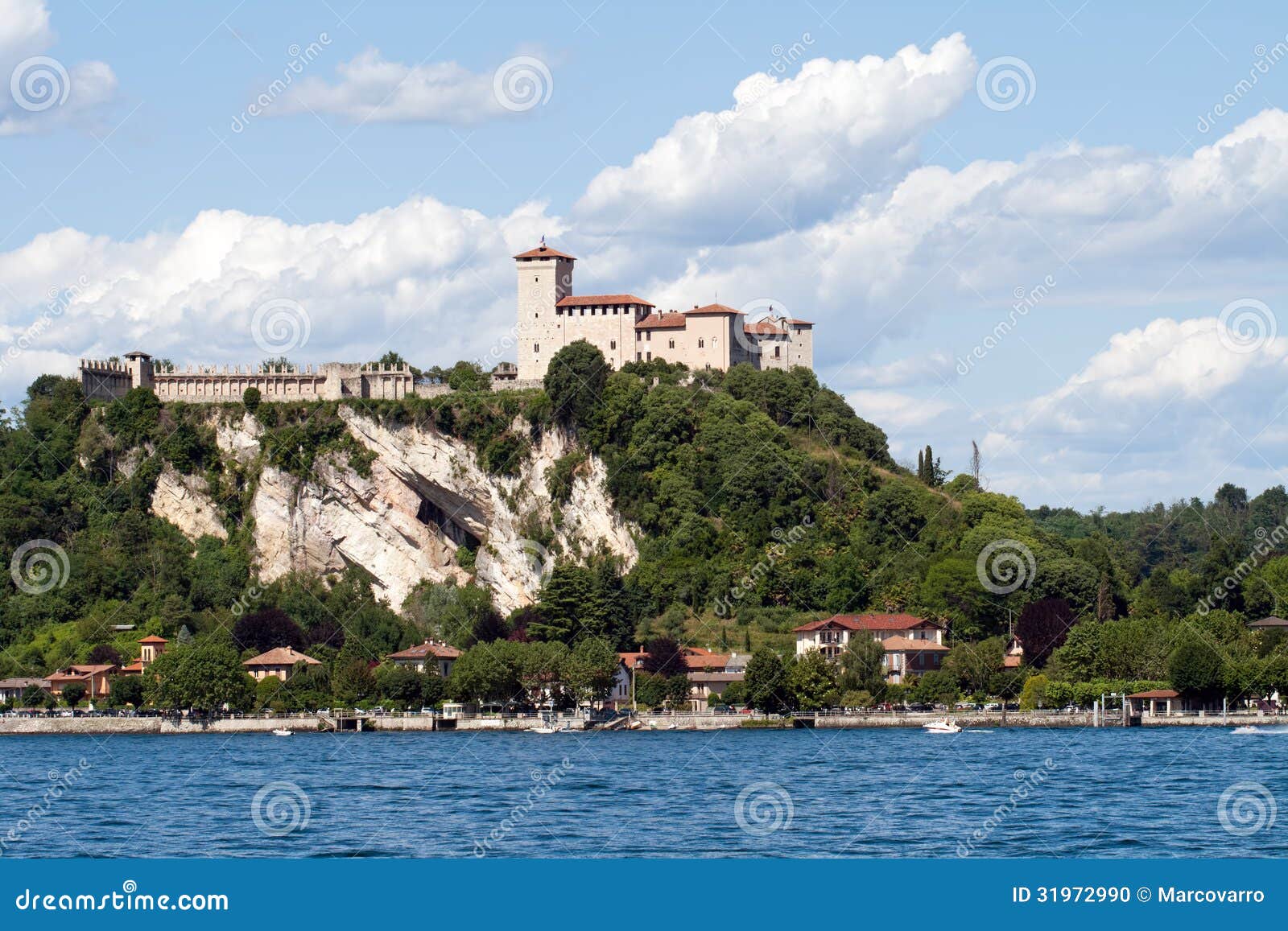 Rocca di Angera stock photo. Image of fort, castle, italy - 31972990