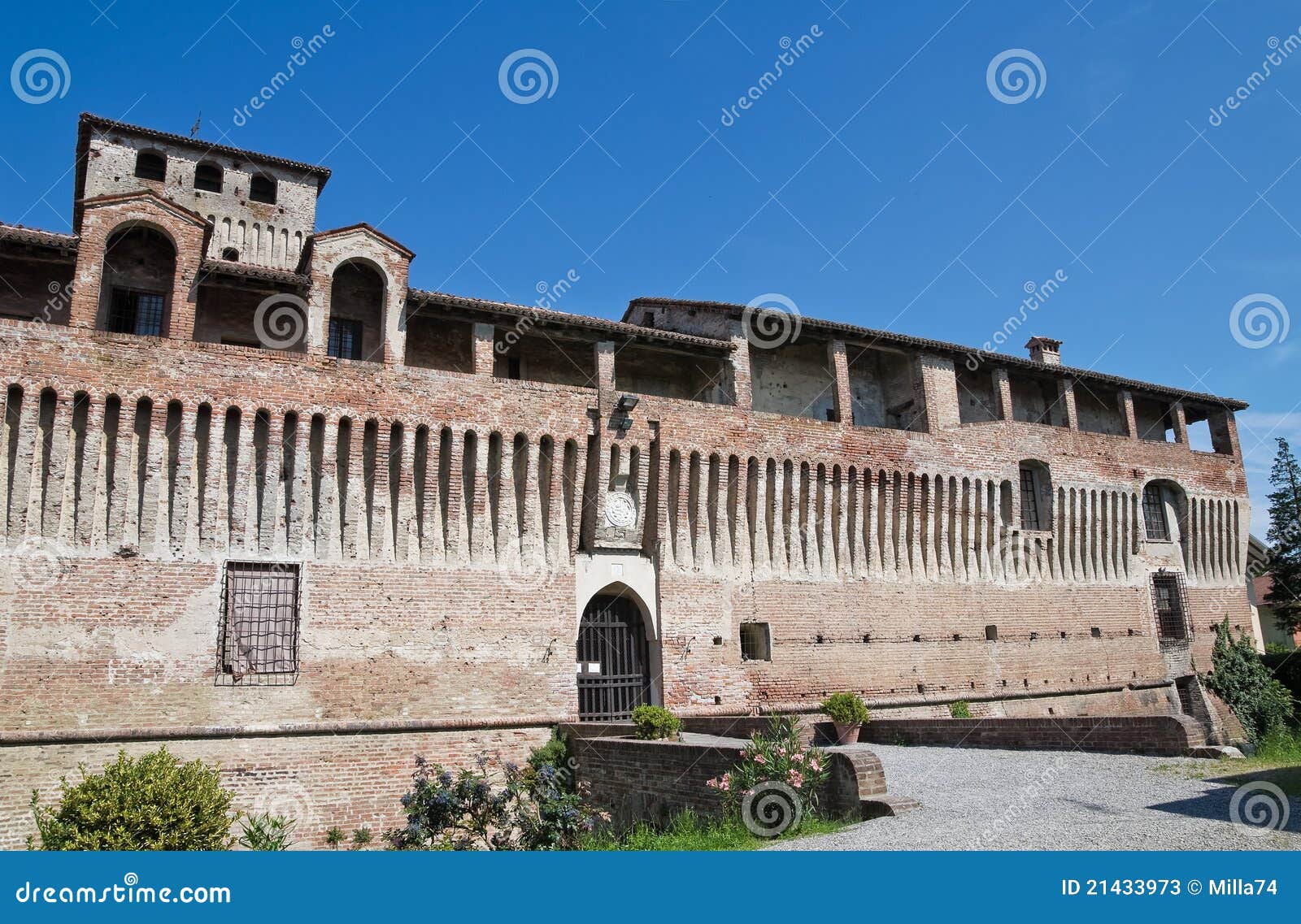 Roccabianca Castle. Emilia-Romagna. Italy Stock Image - Image of coat ...