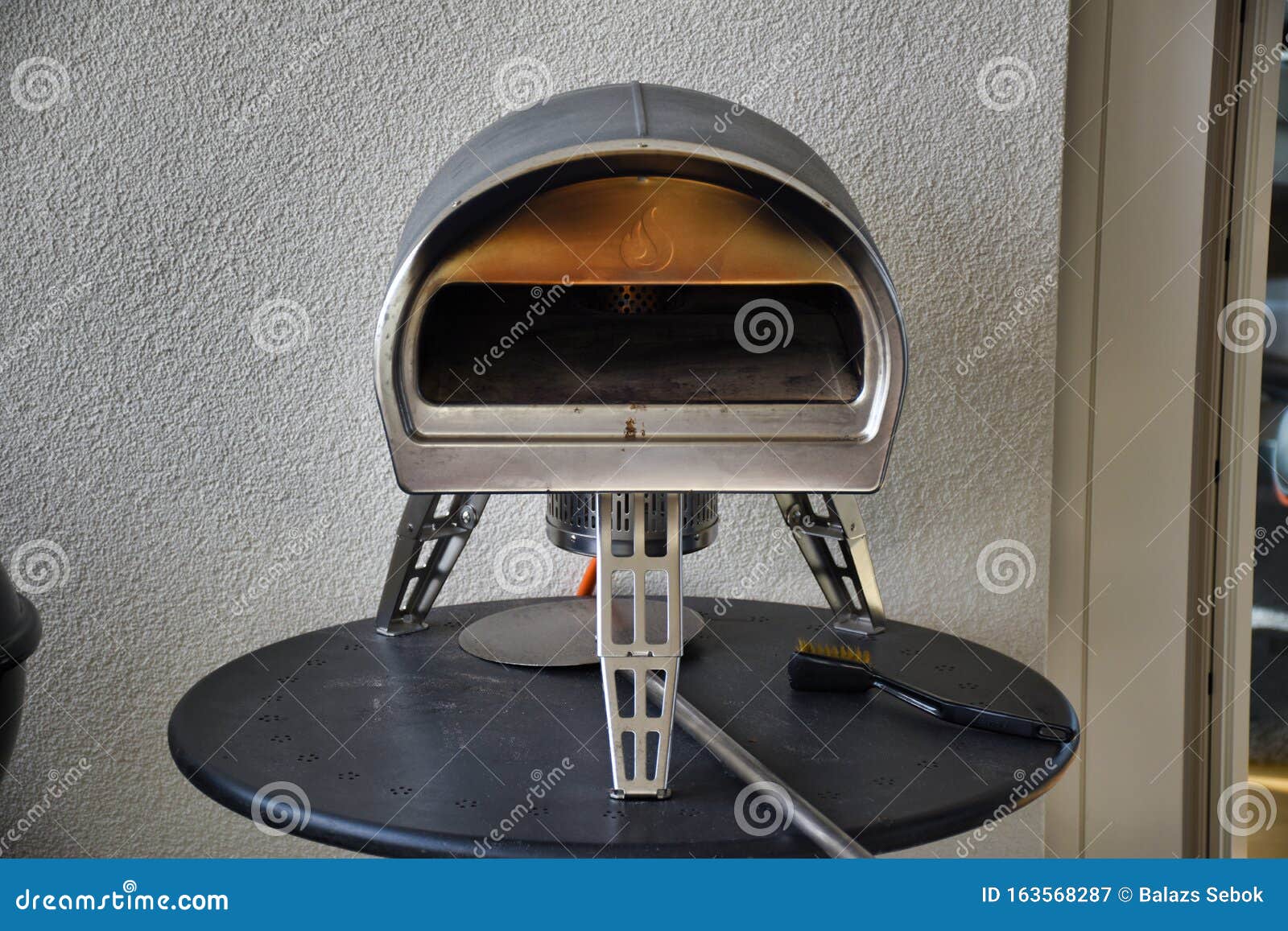 Roccbox Wood Burning Portable Pizza Oven Stock Image - Image of italy ...