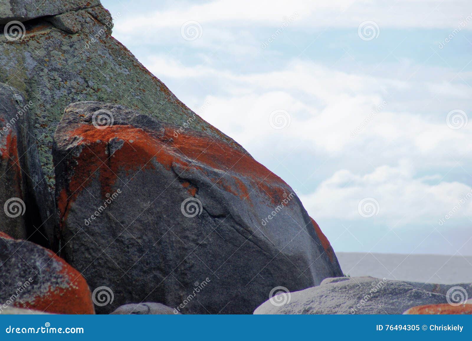 Rocce Del Granito in Tasmania Australia Immagine Stock - Immagine di ...