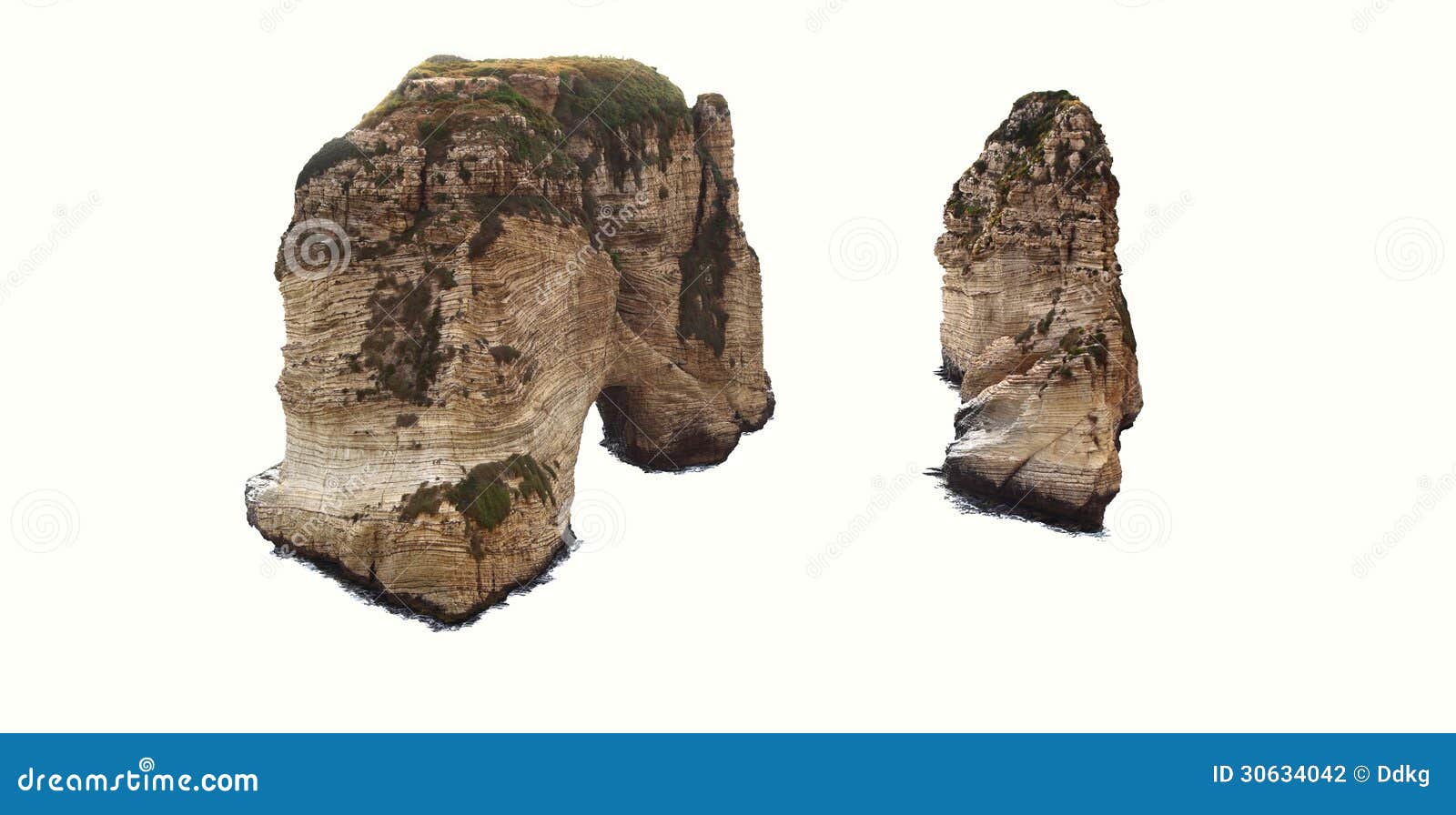 Rocce Del Piccione (Raouche), Beirut, Libano Fotografia Stock ...