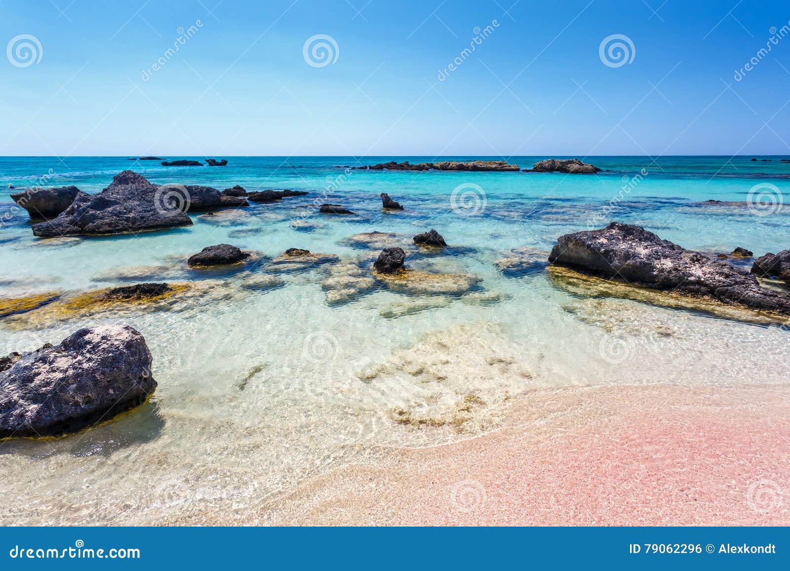 Rocce Della Riva Alla Spiaggia Di Elafonisi Crete La Grecia Fotografia ... Rocce Della Riva Alla Spiaggia Di Elafonisi Crete La Grecia Fotografia ...