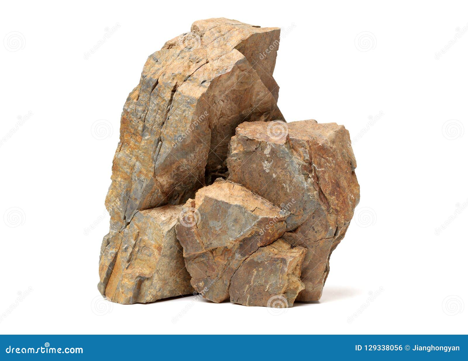 Rocce sedimentarie fotografia stock. Immagine di roccie - 129338056