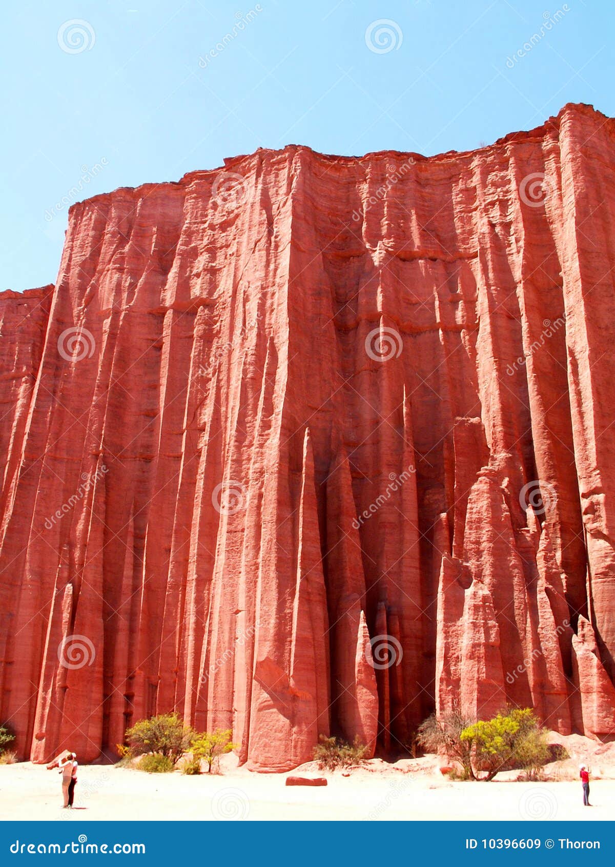 Roccia rossa immagine stock. Immagine di attrazione, parco - 10396609