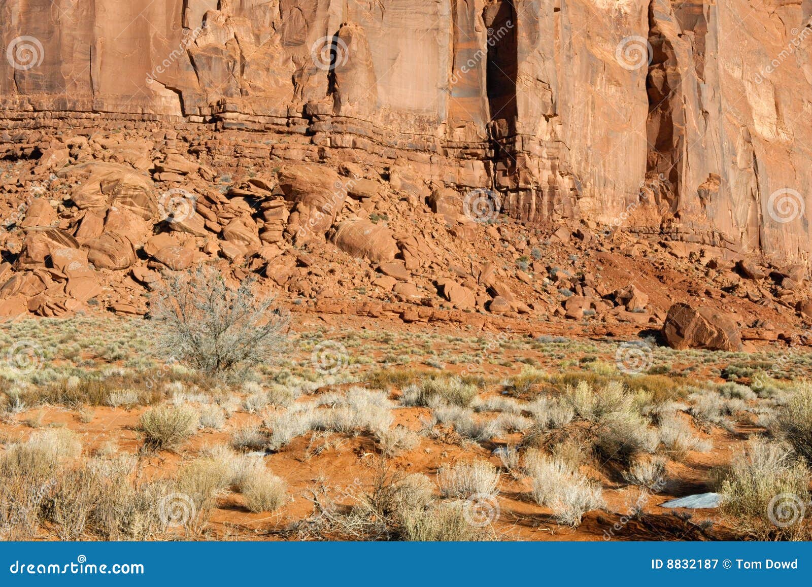 Roccia rossa immagine stock. Immagine di arido, pittoresco - 8832187