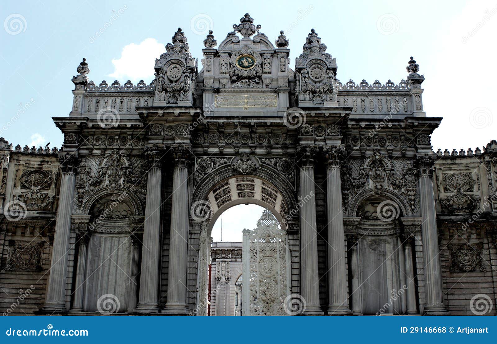 Rocco & Baroque gate stock photo. Image of exterior - 29146668