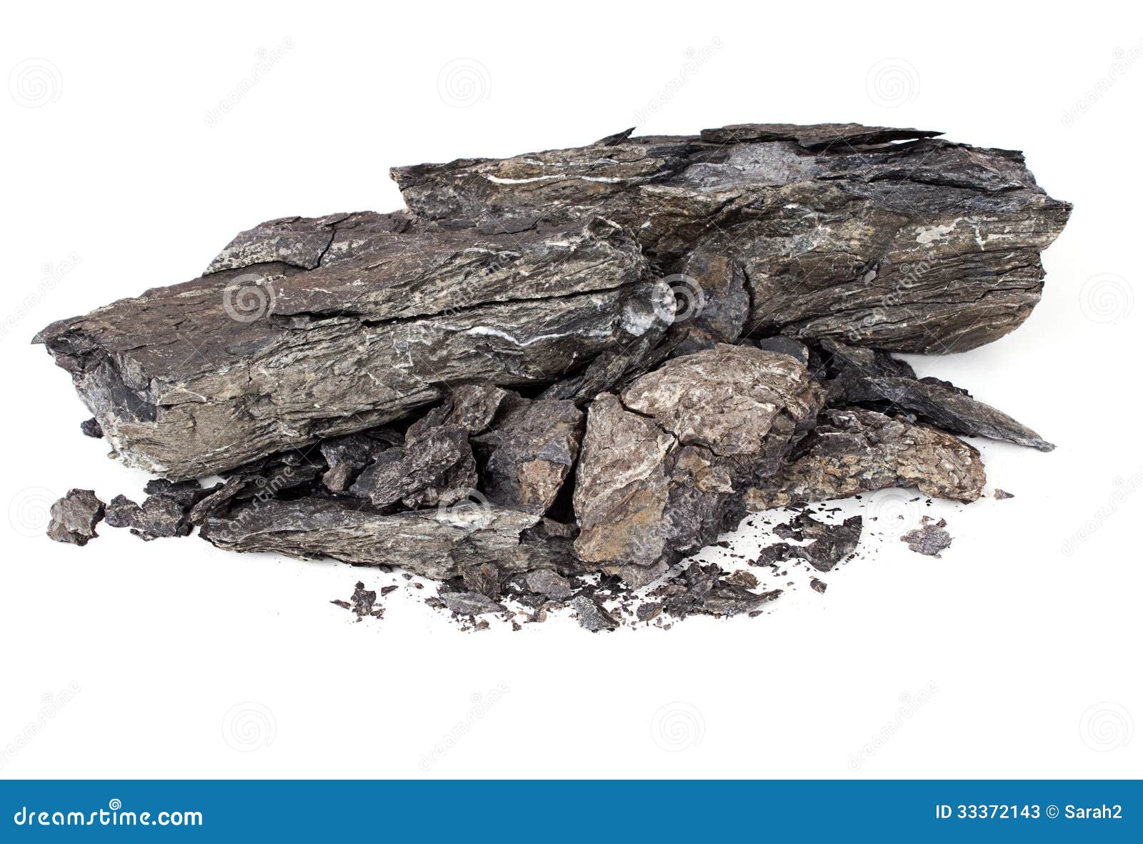 Rocha De Xisto Sobre O Branco Imagem de Stock - Imagem de problema ...