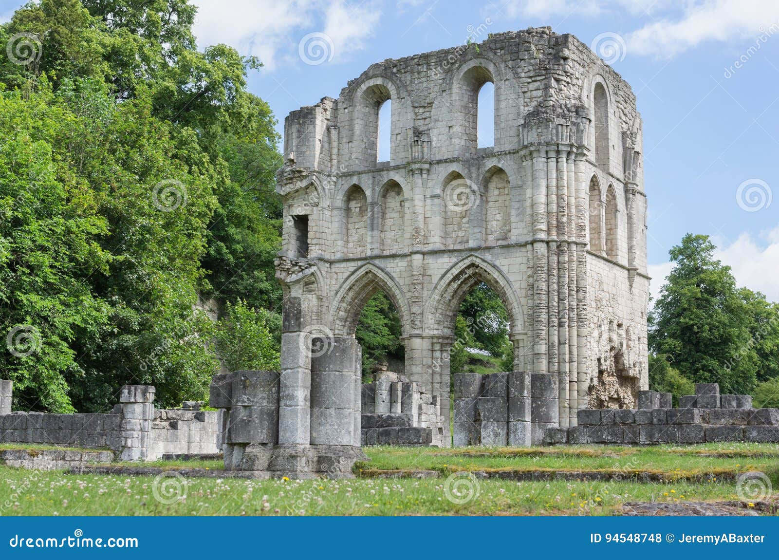 Roche Abbey, Maltby, Rotherham, England Stock Photo - Image of tourist ...
