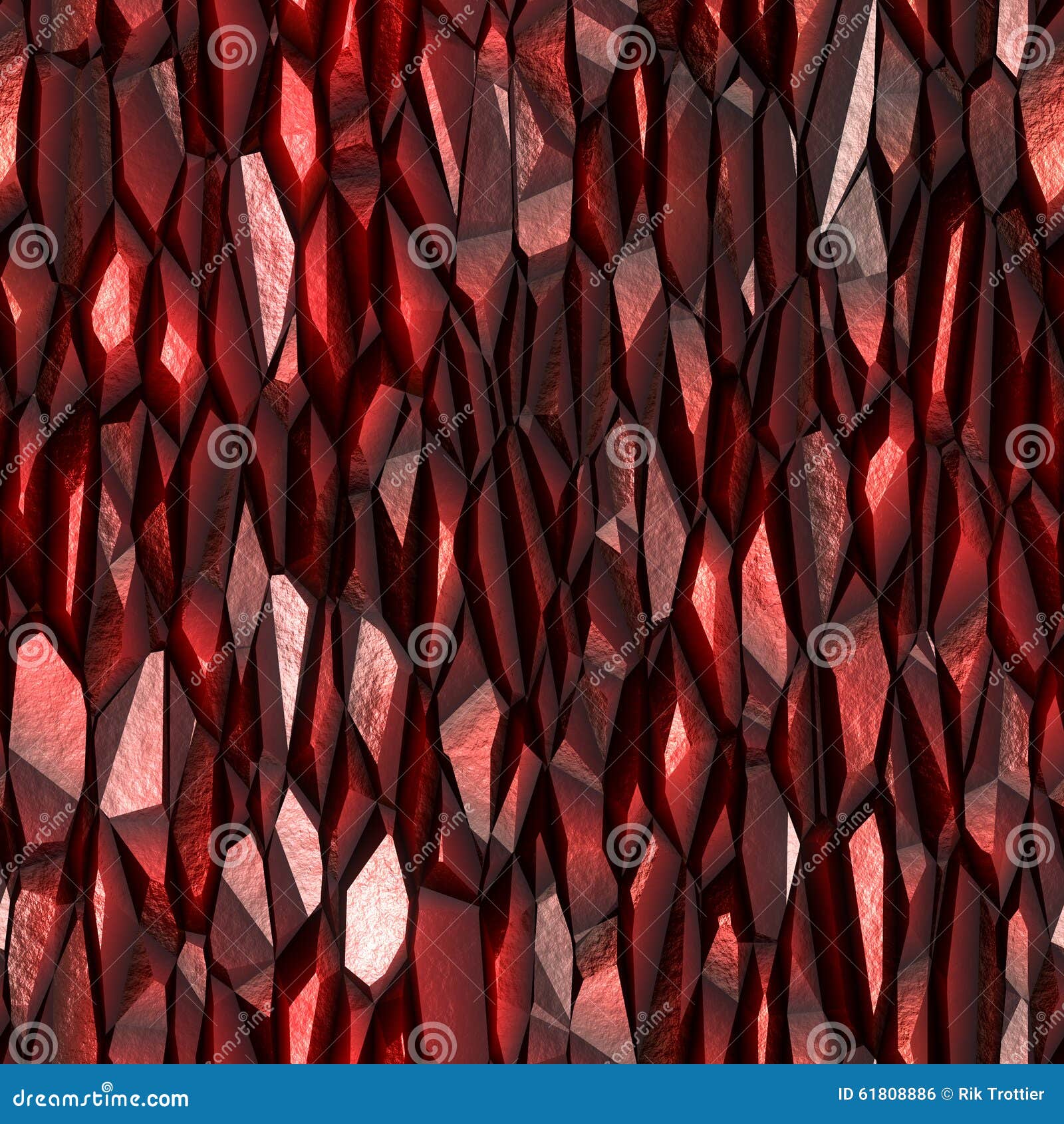 Roche en cristal rouge illustration stock. Illustration du coupure ...