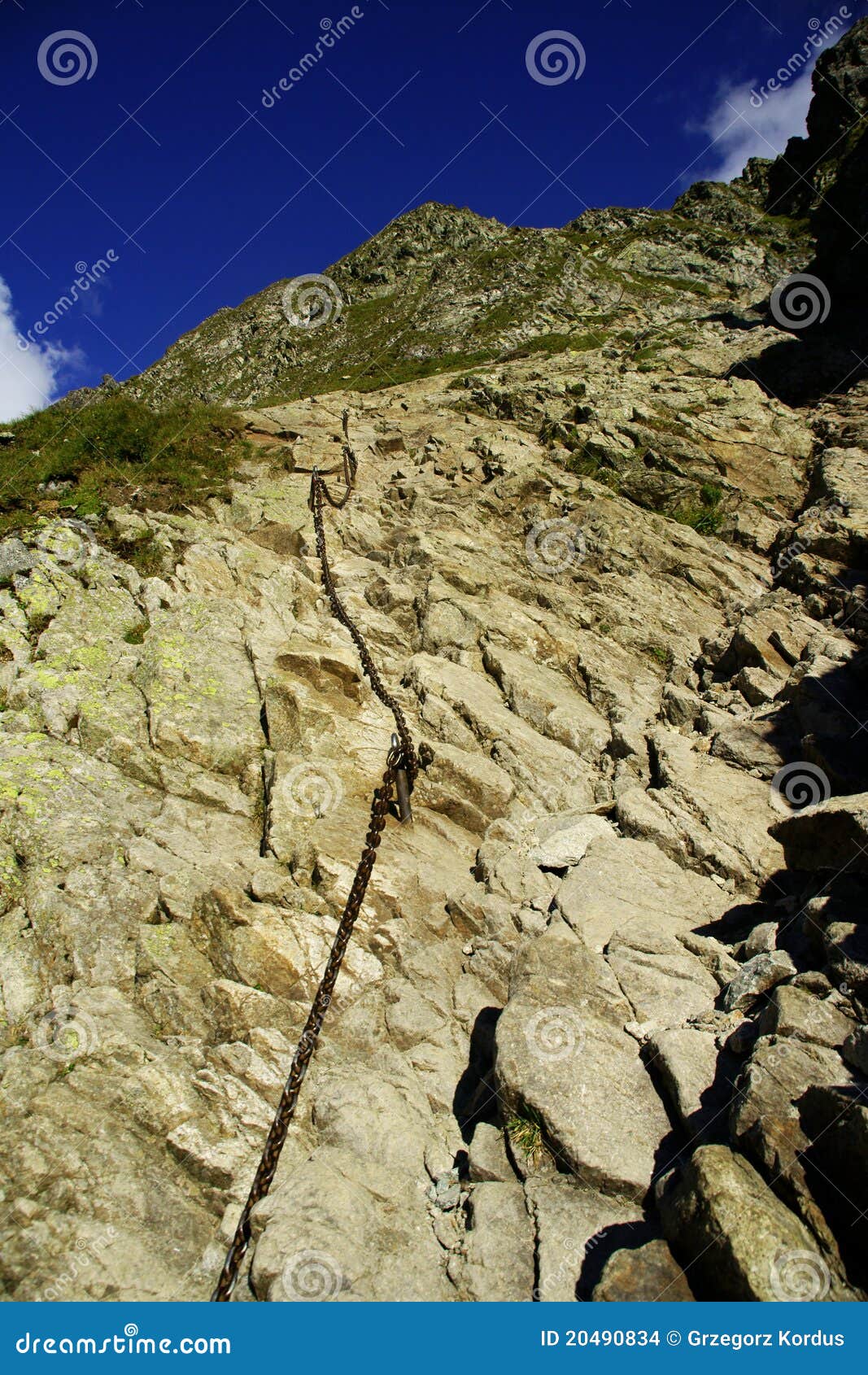 Roche en montagnes photo stock. Image du pierre, pologne - 20490834