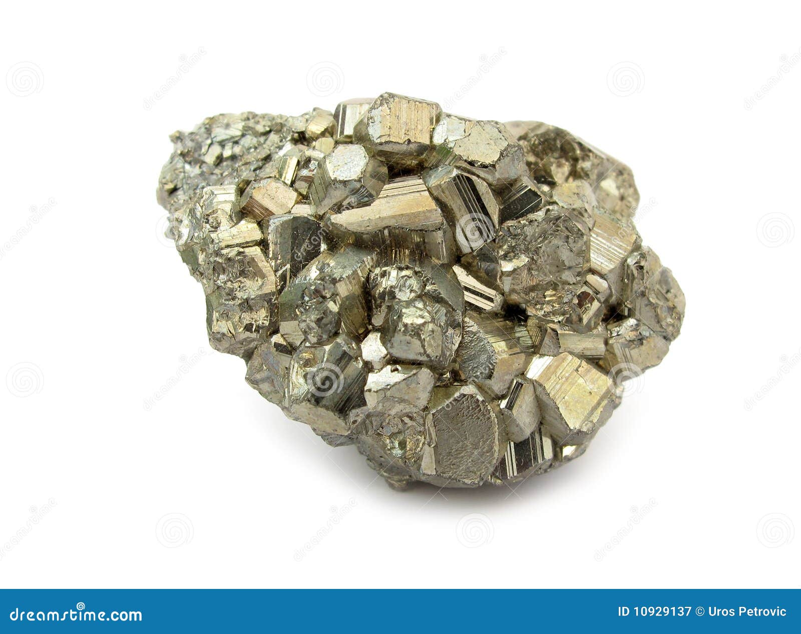 Roche Minérale En Pierre De Pyrite Image stock - Image du studio, gemme ...