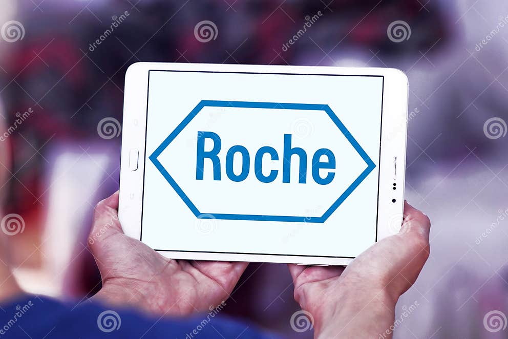 Roche Pharmaceutical Company Logo Editorial Image - Image of disease ...
