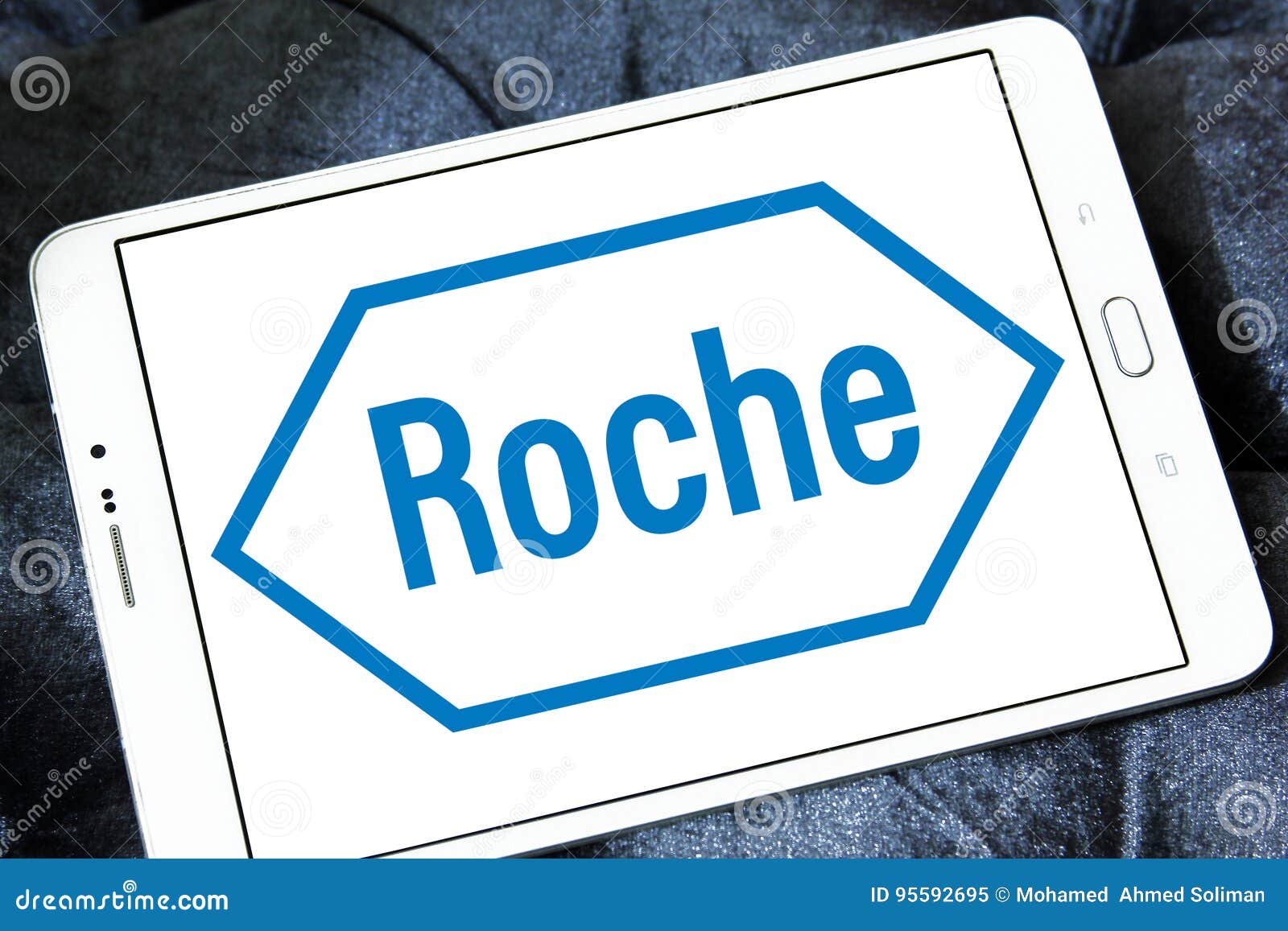 Roche Pharmaceutical Company Logo Editorial Image - Image of famous ...