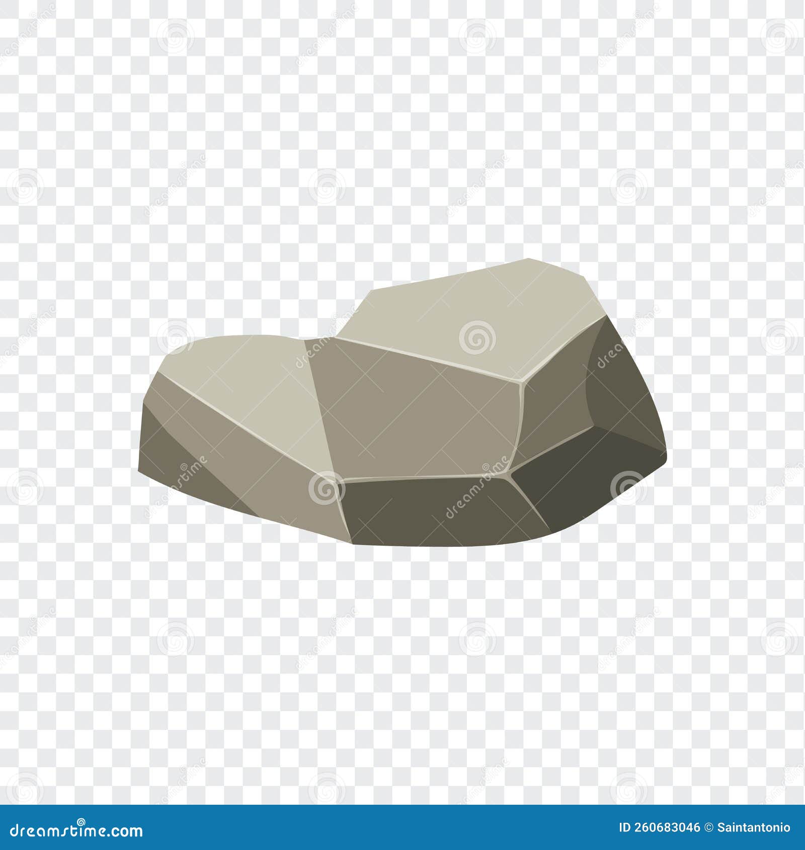 Rocher. Pierre De Forme Naturelle. Illustration Vectorielle ...