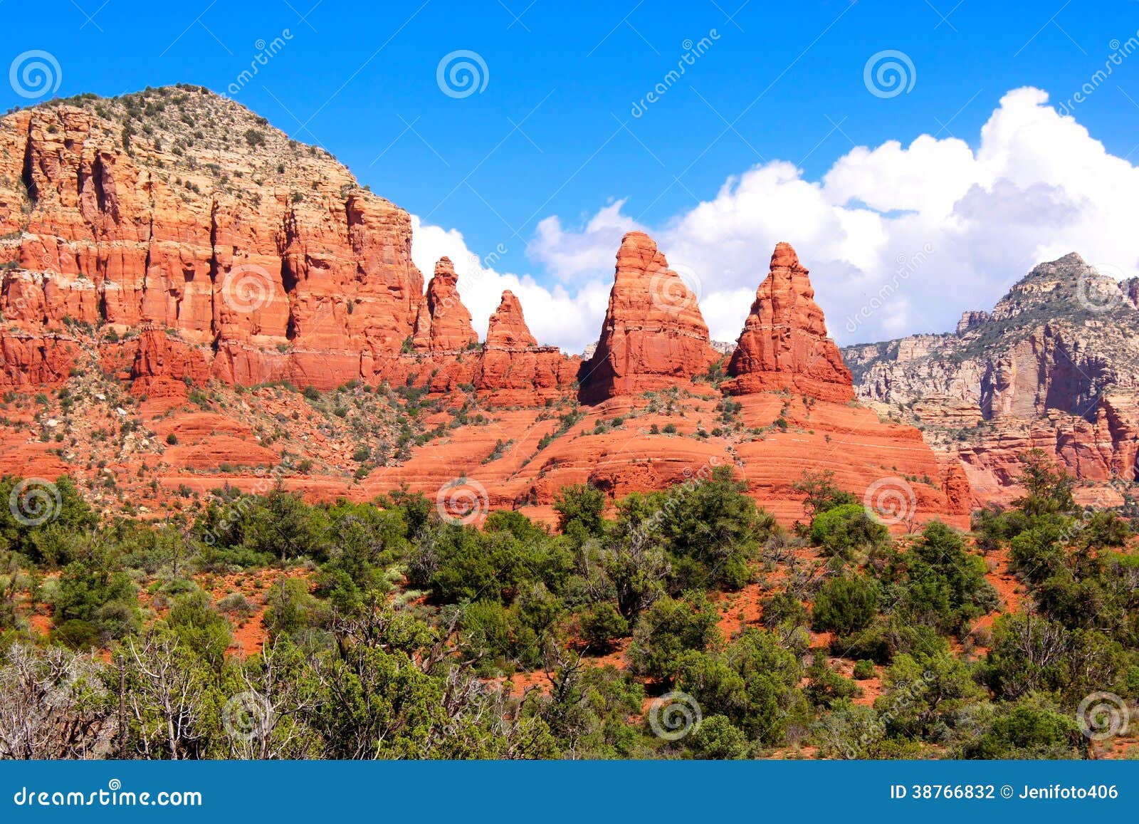 Roches Rouges De Sedona, Etats-Unis Photo stock - Image du horizontal ...