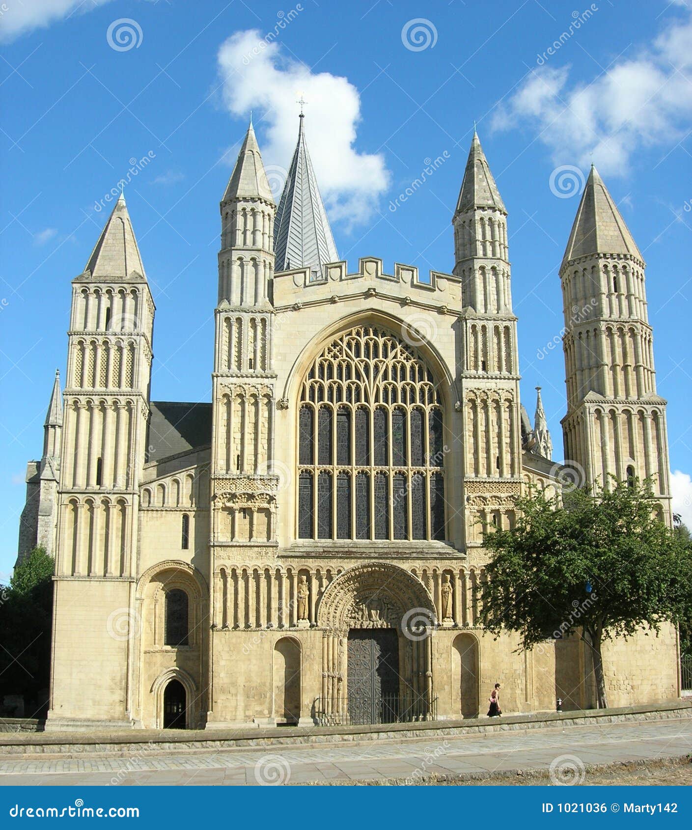 Rochester cathedral 1 stock photo. Image of stone, sunday - 1021036