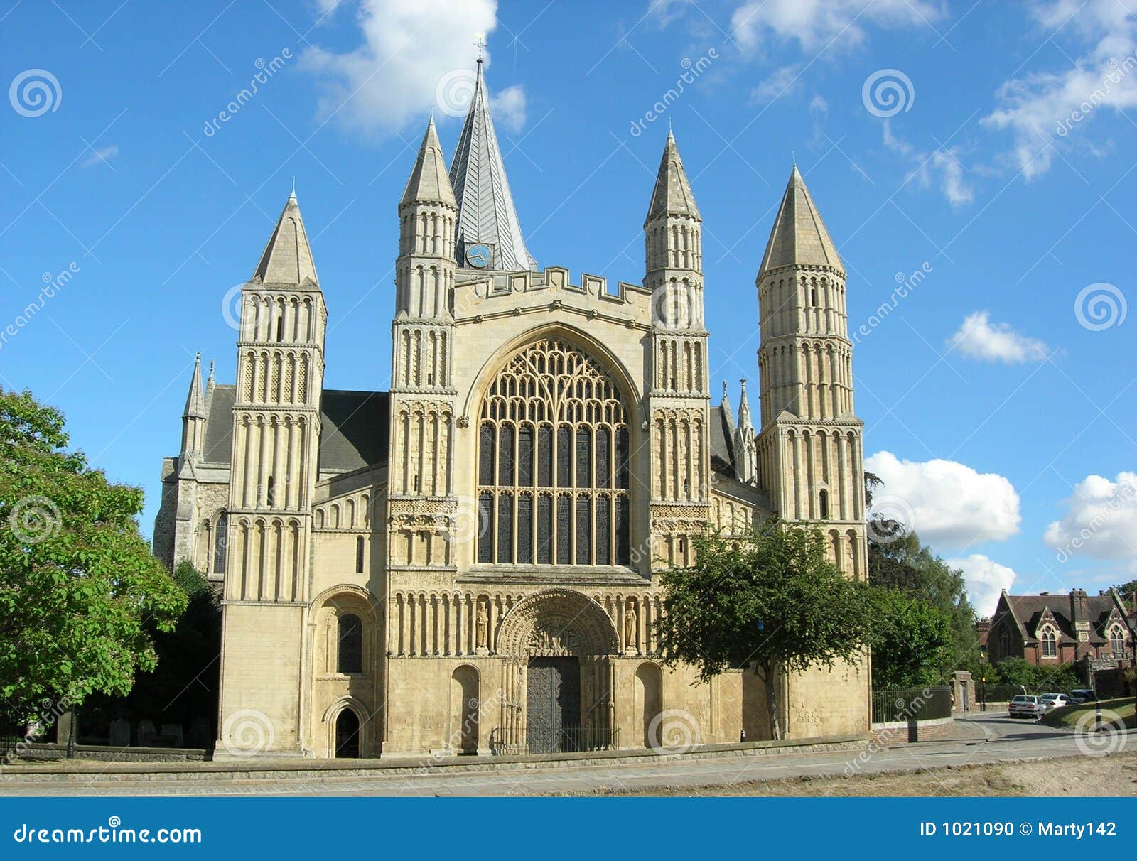 Rochester cathedral 2 stock photo. Image of sunday, kent - 1021090