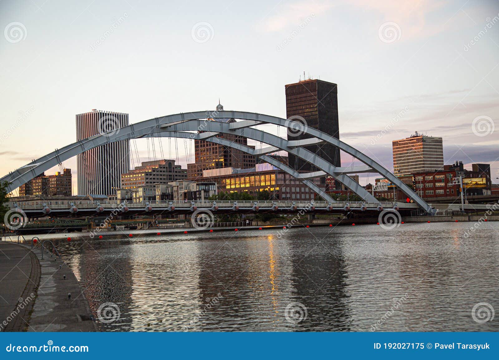 Rochester NY Bridge stock image. Image of city, rochester - 192027175