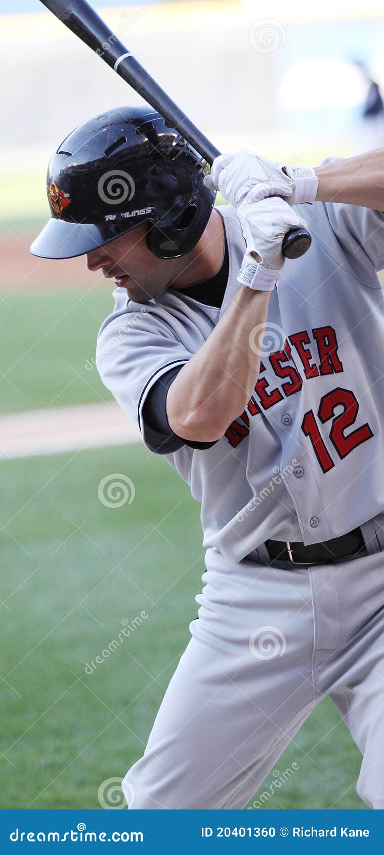 Rochester Red Wings Batter Brian Dinkleman Editorial Image - Image of ...
