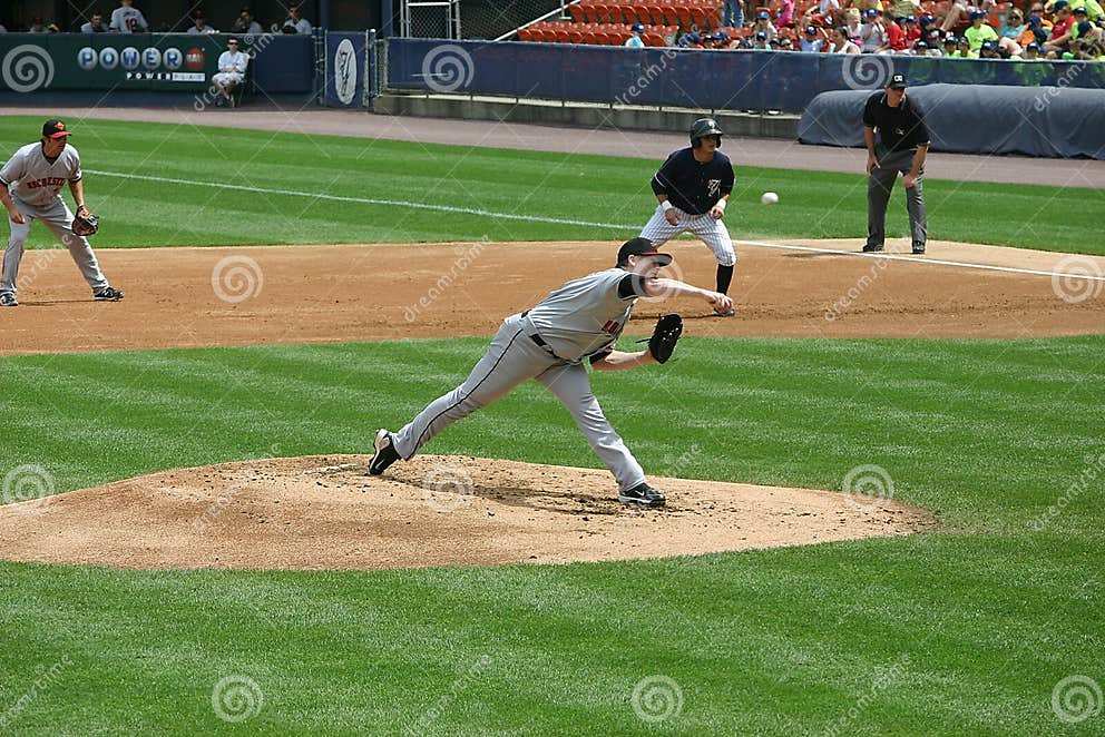 Rochester Red Wings Pitcher Eric Hacker Editorial Stock Image - Image ...