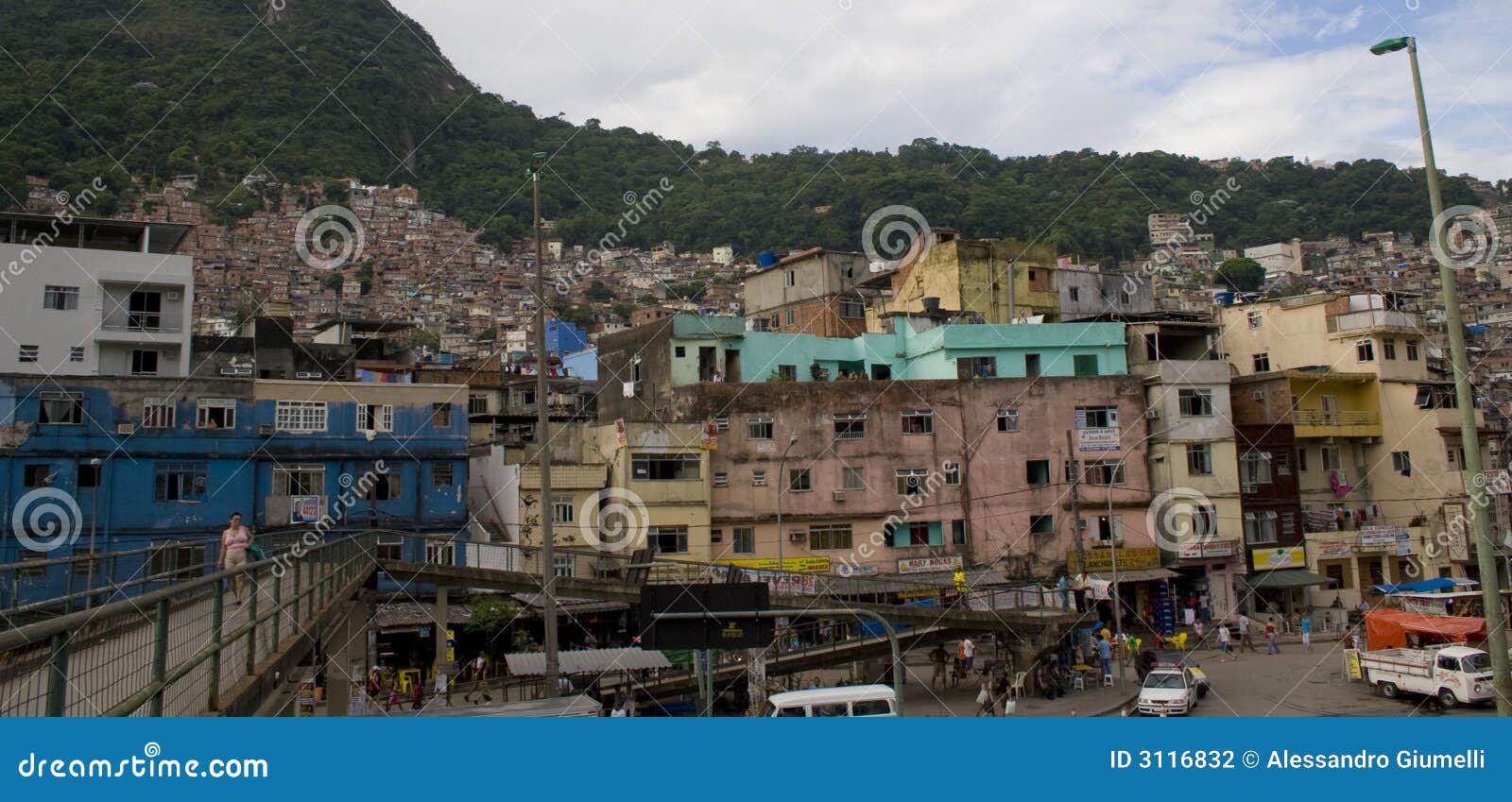 Rochina Favelas em Rio fotografia editorial. Imagem de favela - 3116832