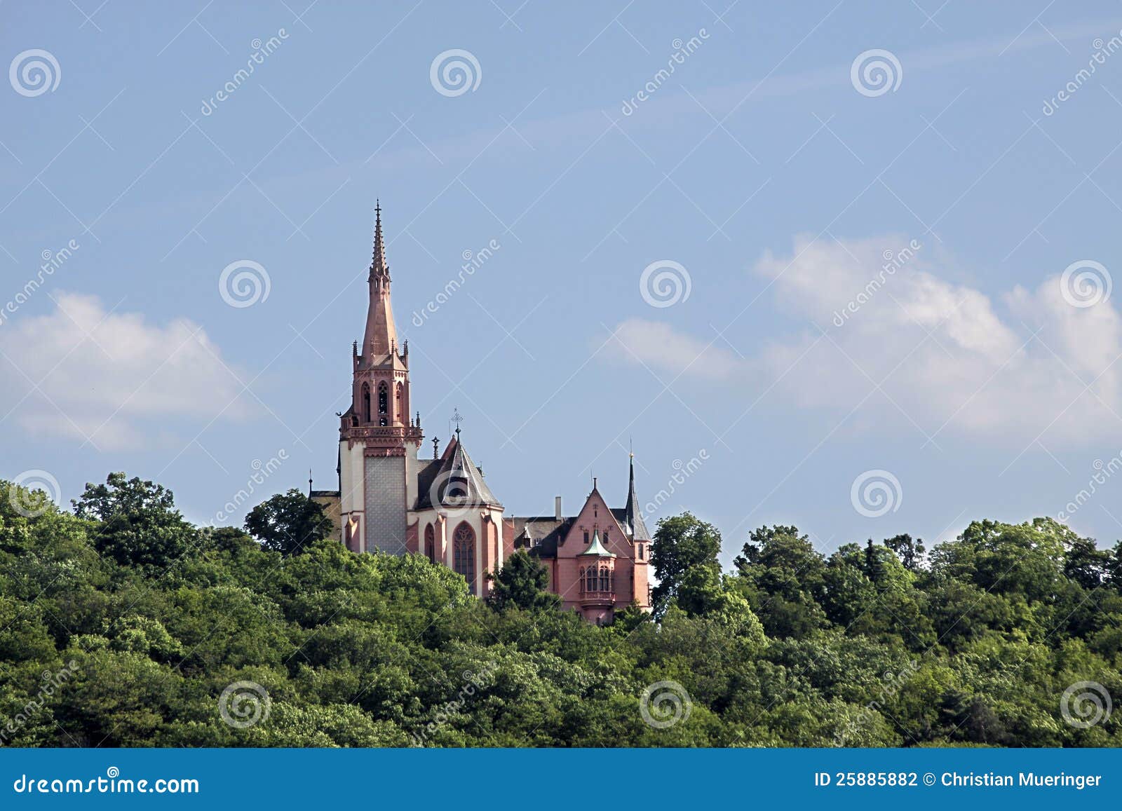 Rochus chapel in Bingen stock photo. Image of church - 25885882