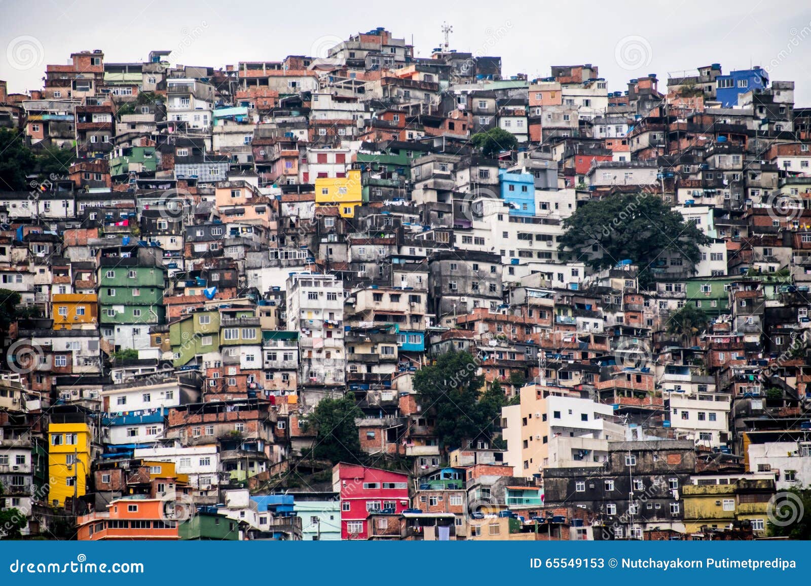 The Rocinha Favela, Rio De Janeiro, Brazil Stock Photography ...
