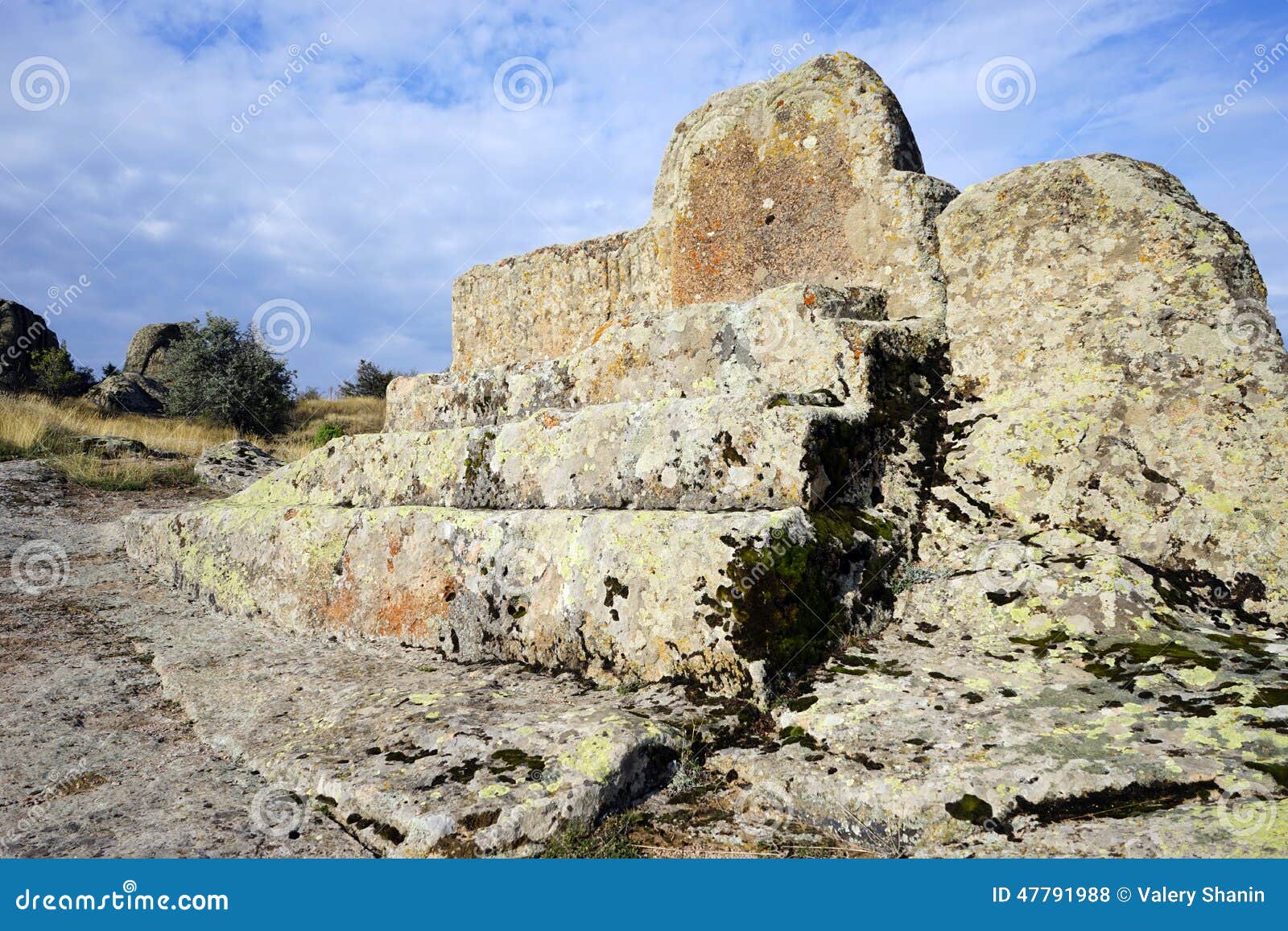 Rock altar stock photo. Image of steps, mountain, temple - 47791988