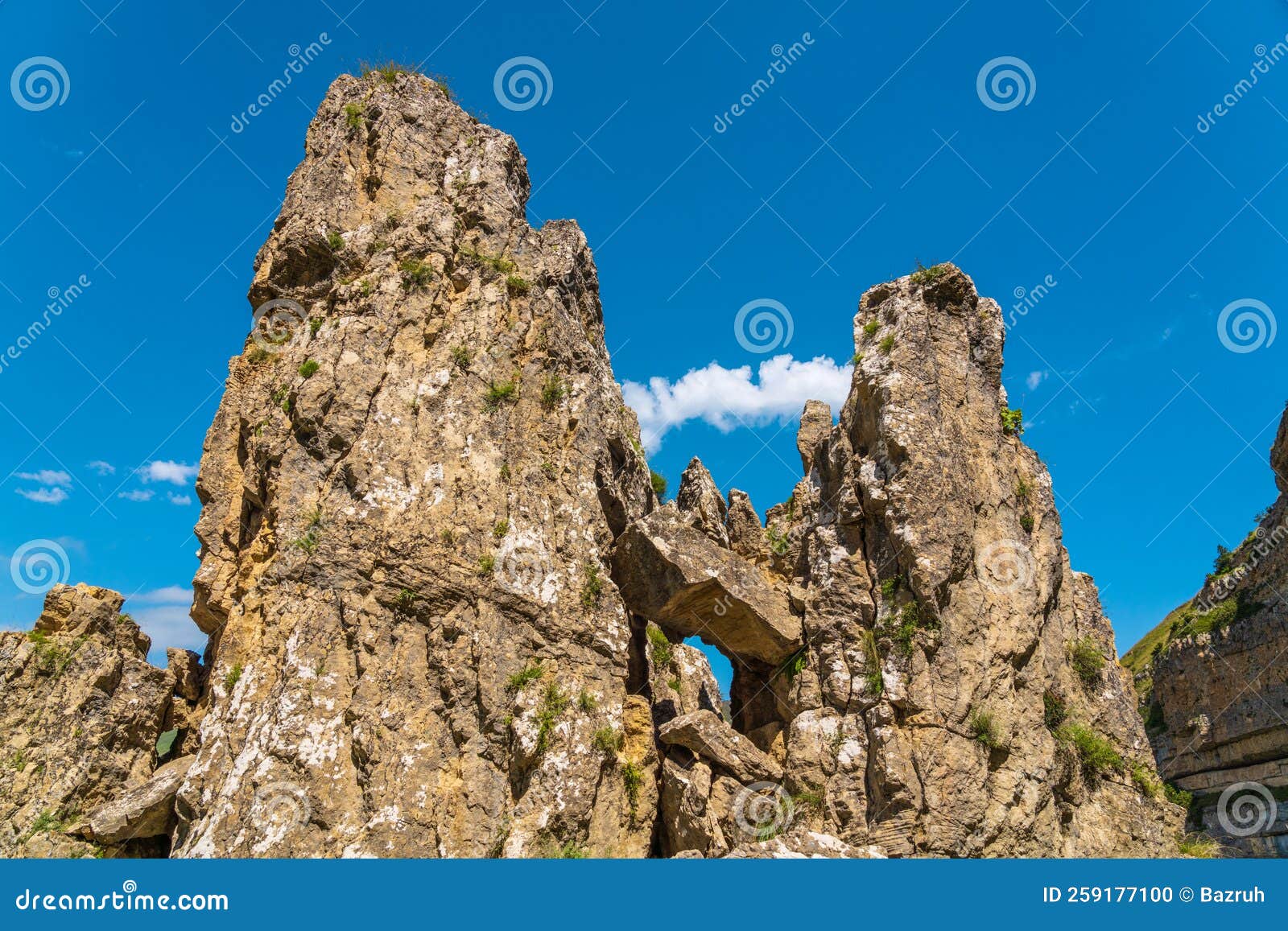 A rock of amazing shape stock photo. Image of geology - 259177100