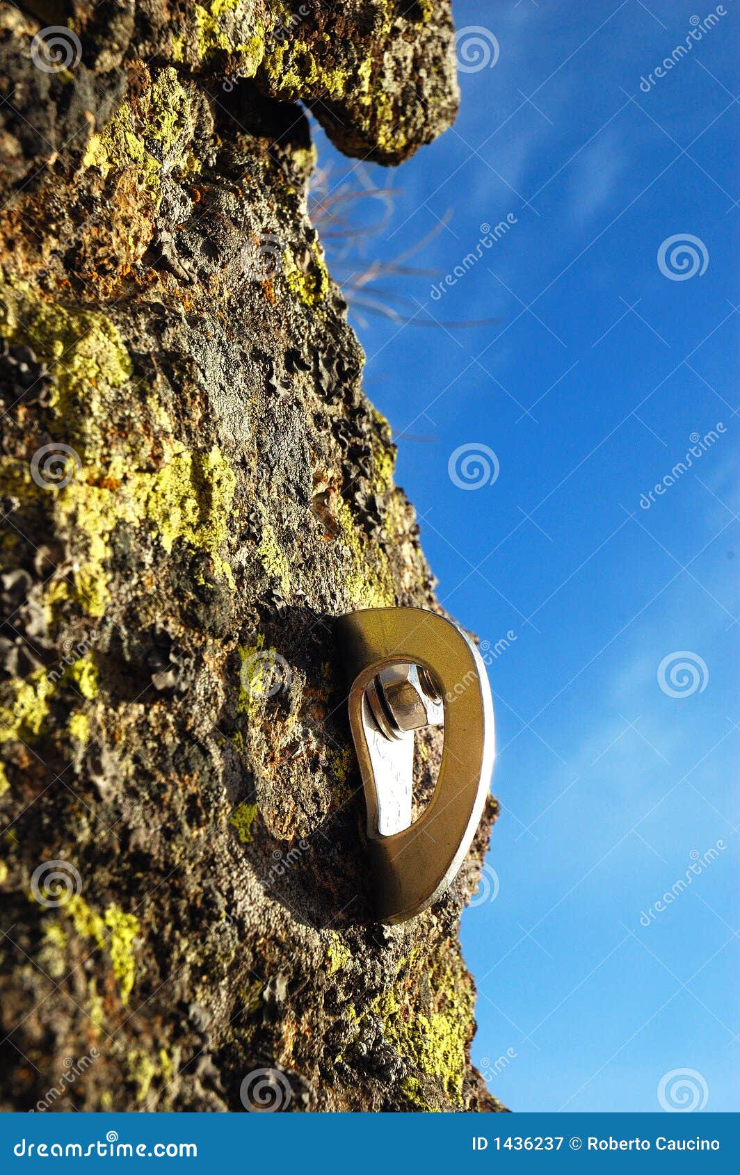 Rock anchors stock image. Image of mountaineering, knurled - 1436237
