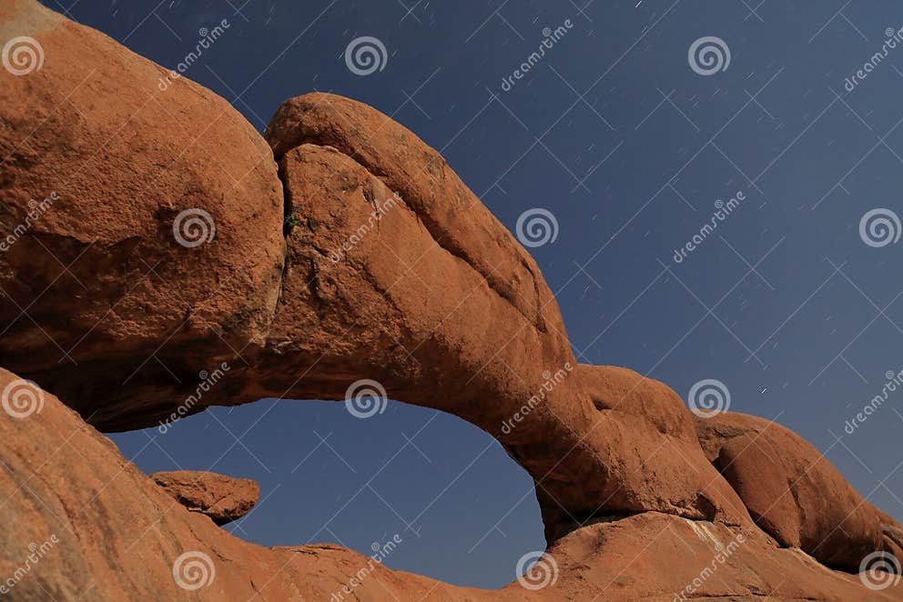 The Rock Arch Bridge in Namibia Stock Photo - Image of geology, rock ...