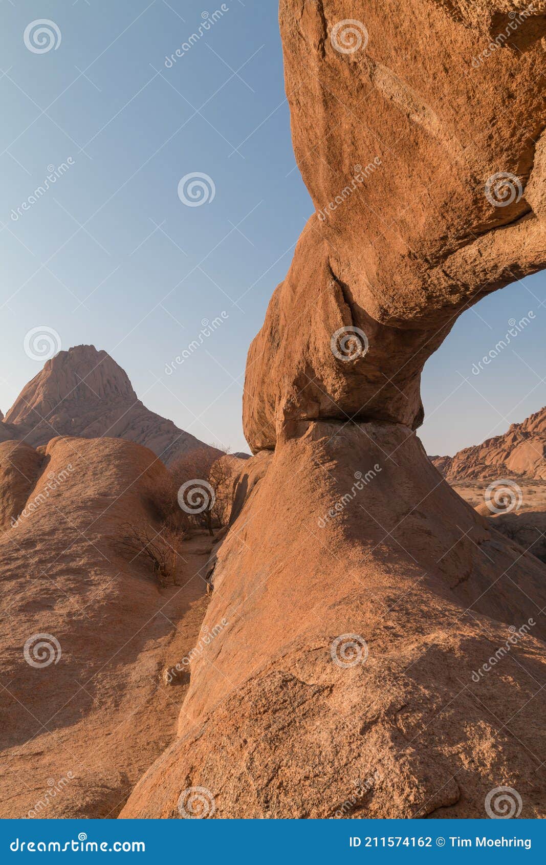 Rock Arch at Spitzkoppe, Erongo, Namibia, Africa Stock Photo - Image of ...