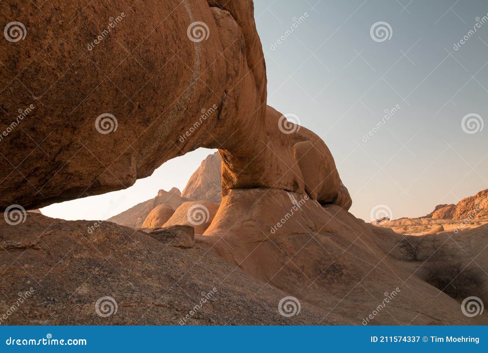 Rock Arch at Spitzkoppe, Erongo, Namibia, Africa Stock Image - Image of ...