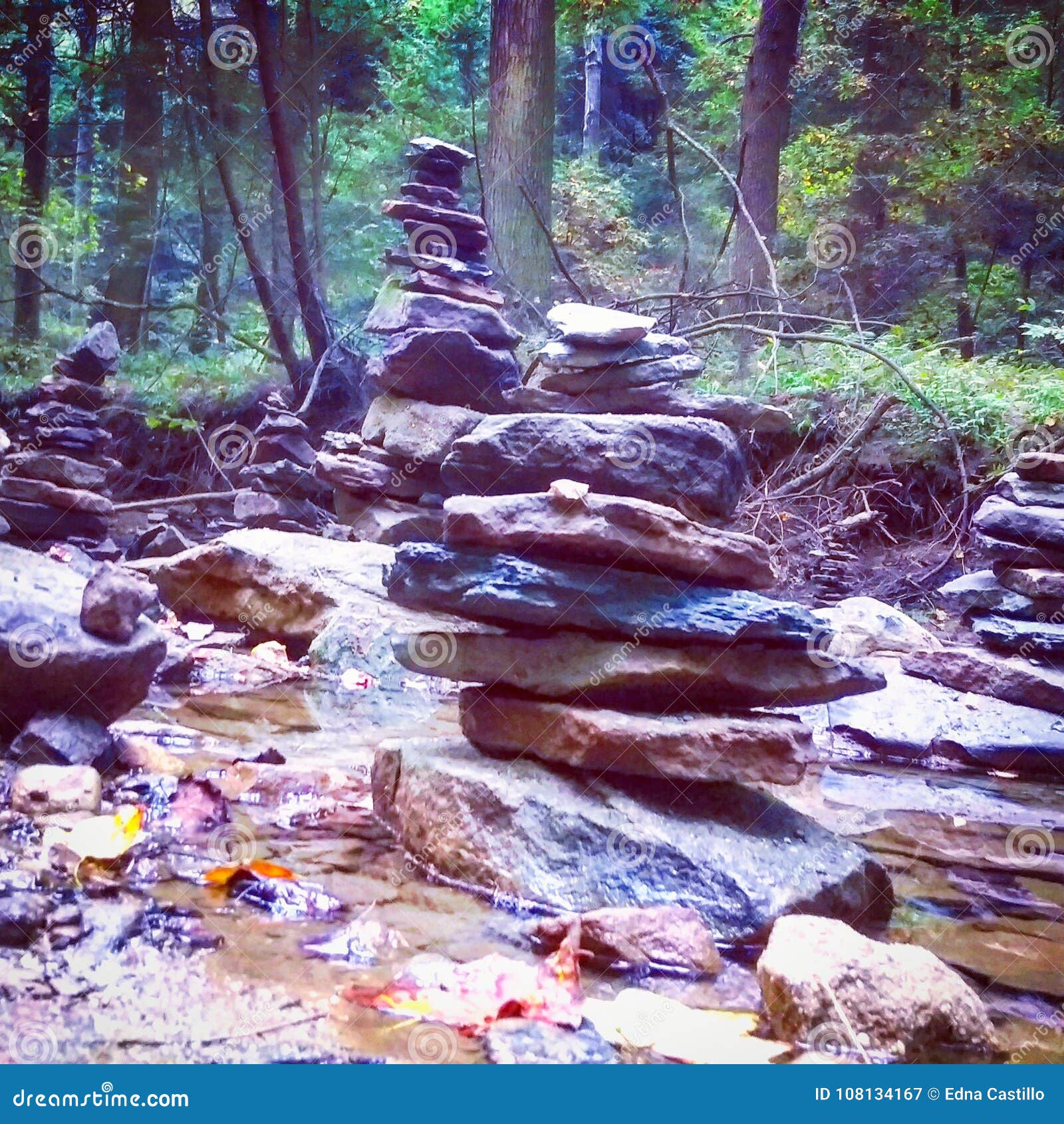 Rock art stock image. Image of piled, rock, rocks, hiking - 108134167