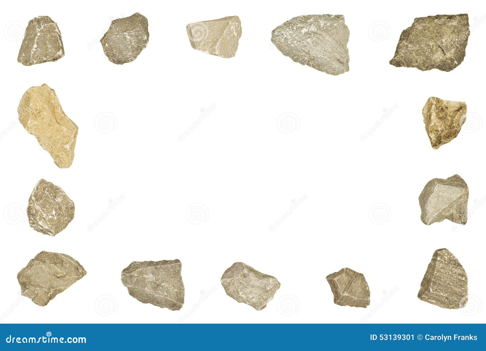 Rock Background Border Stock Photo - Image: 53139301