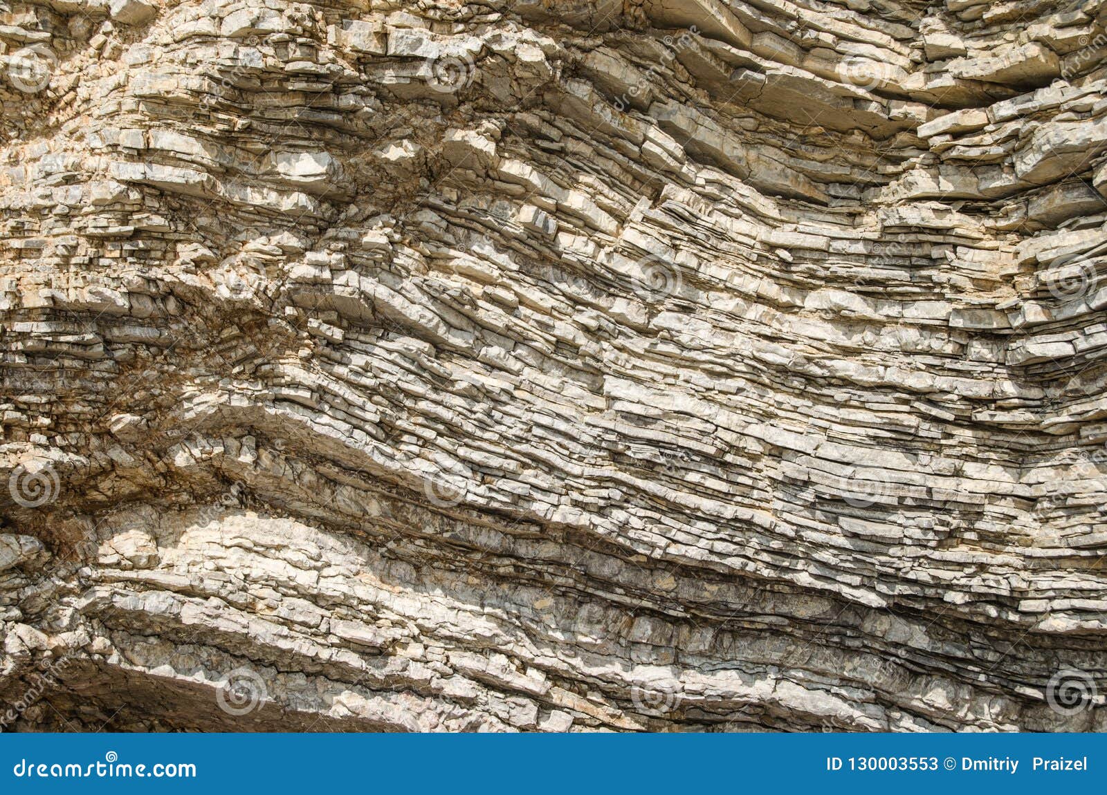 Rock, the Background of the Layers of Ancient Sediments. Stock Image ...