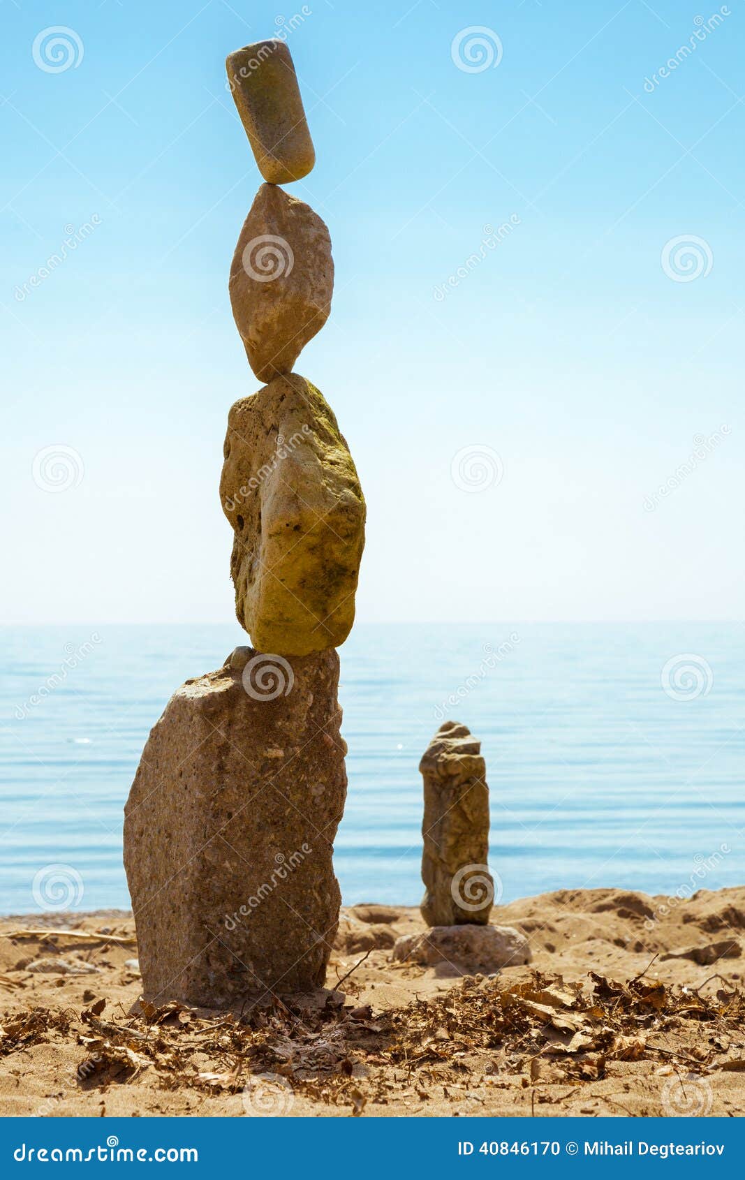 Rock Balancing Art stock photo. Image of rough, pile - 40846170