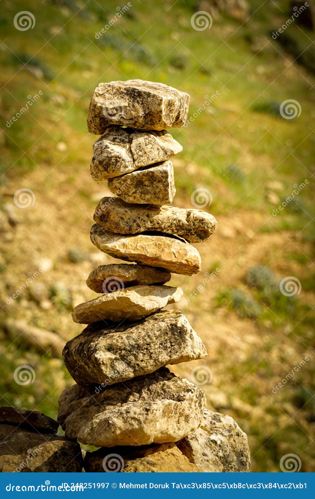 Rock Balancing in the Nature Stock Image - Image of scales, stability ...