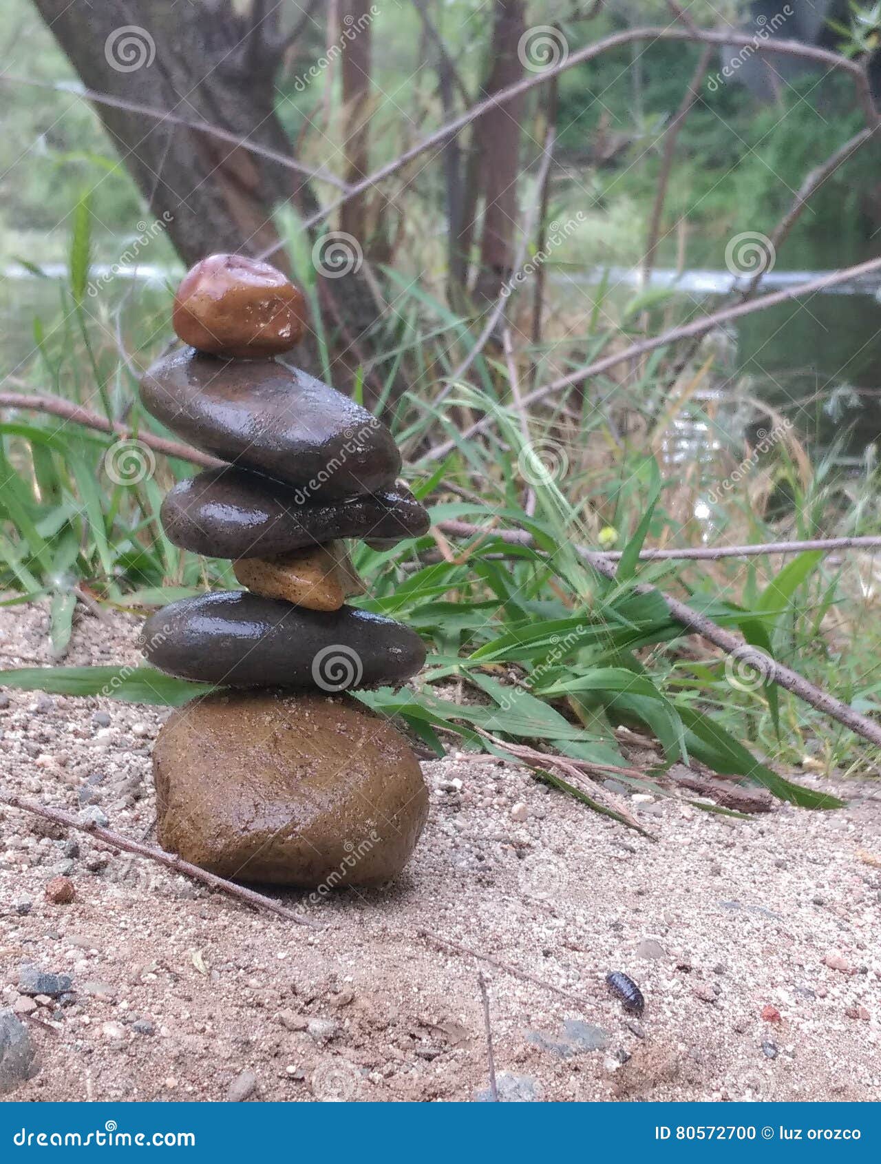 Rock balancing stock photo. Image of meditate, peace - 80572700
