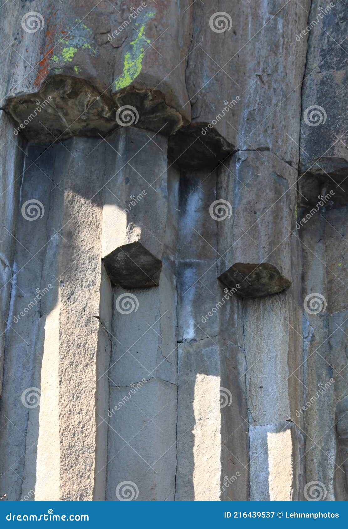 Rock Basalt Column Geology Example Stock Image - Image of joint, lava ...