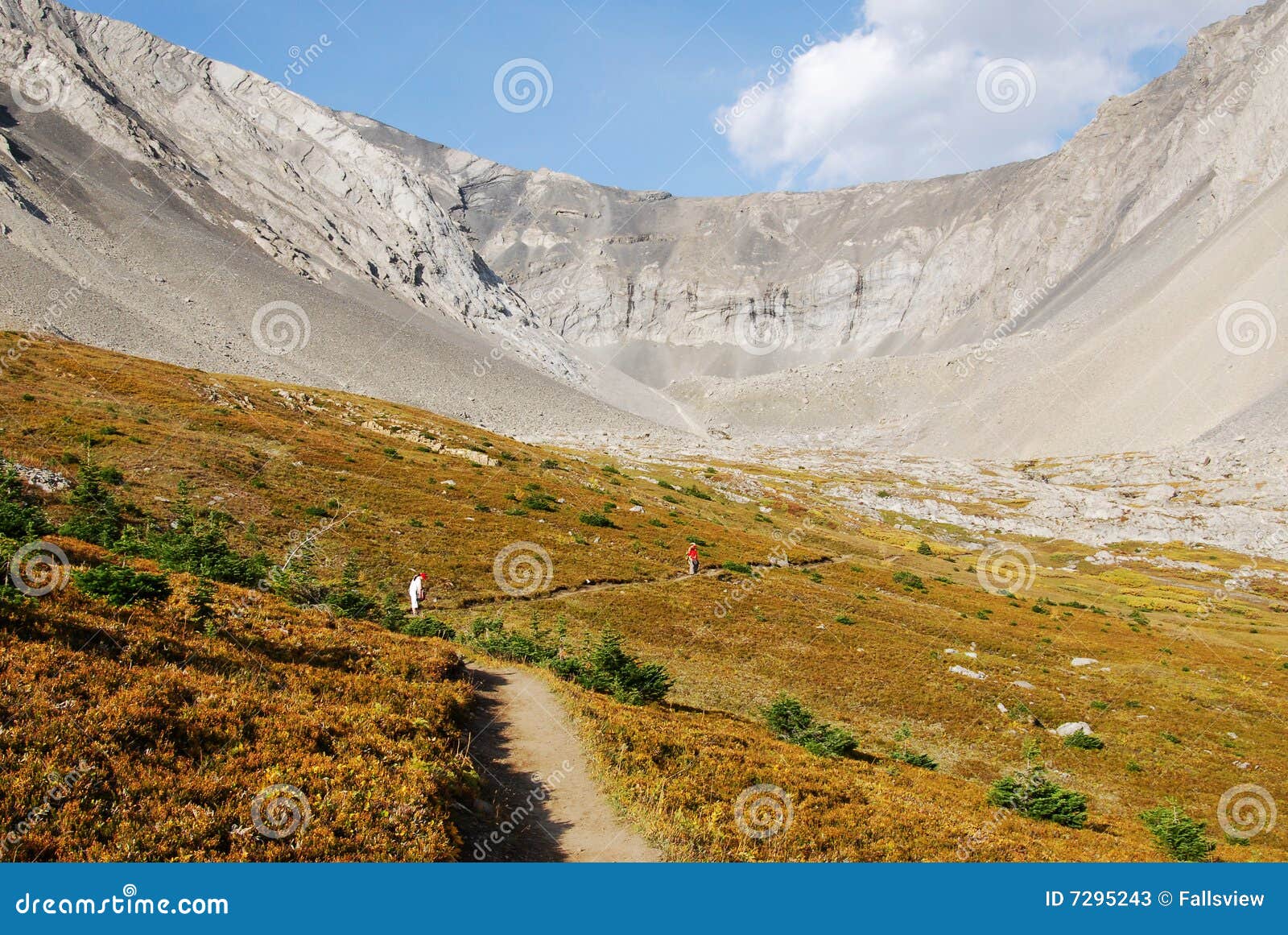 Rock basin in fall stock image. Image of field, autumnal - 7295243