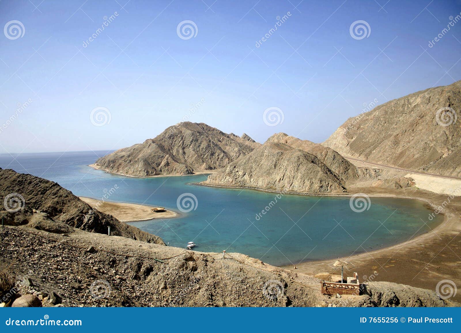 Rock Bay in the Red Sea Region Stock Photo - Image of peaceful, color ...