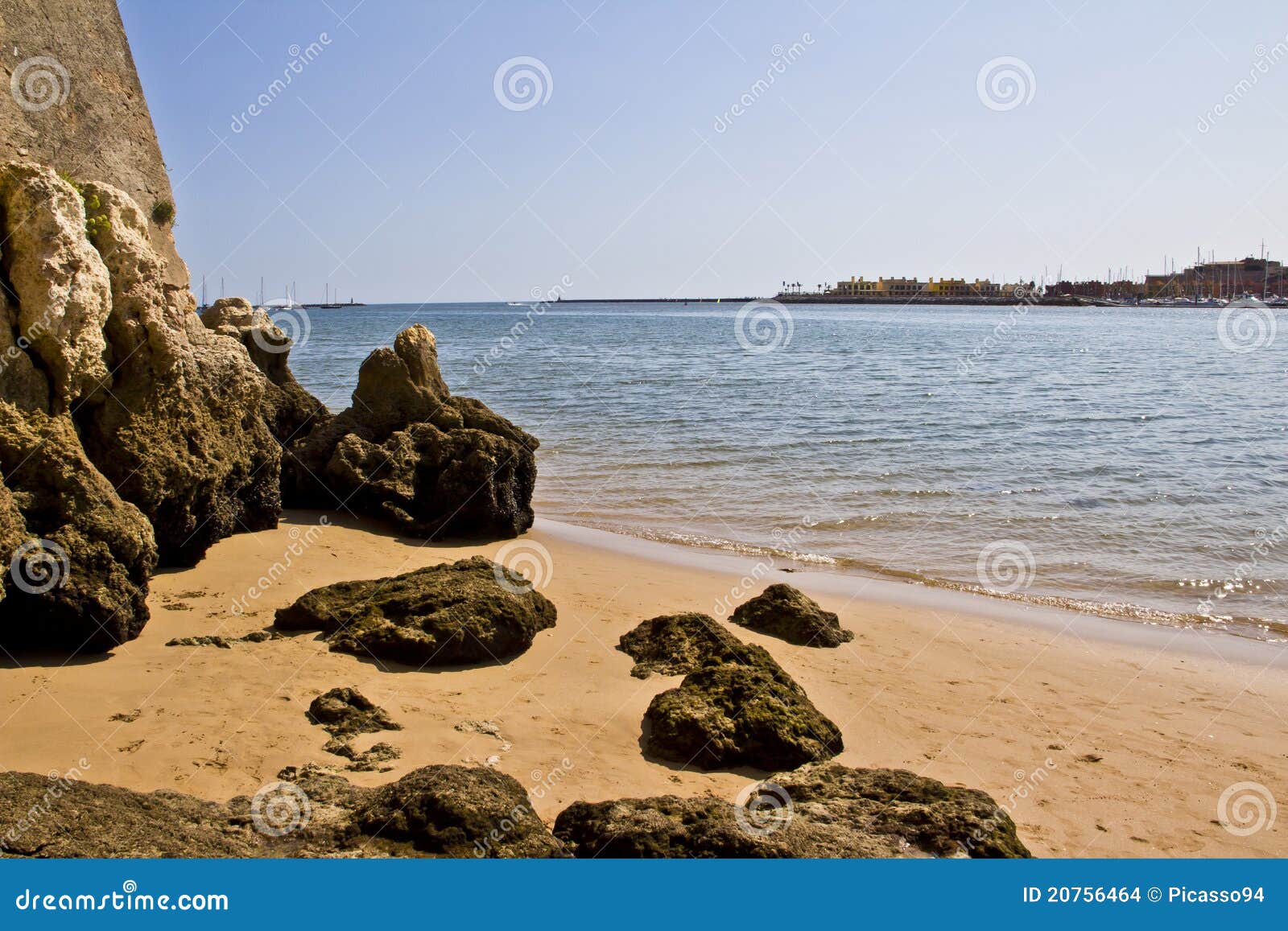 Rock Beach stock photo. Image of beach, caribbean, river - 20756464