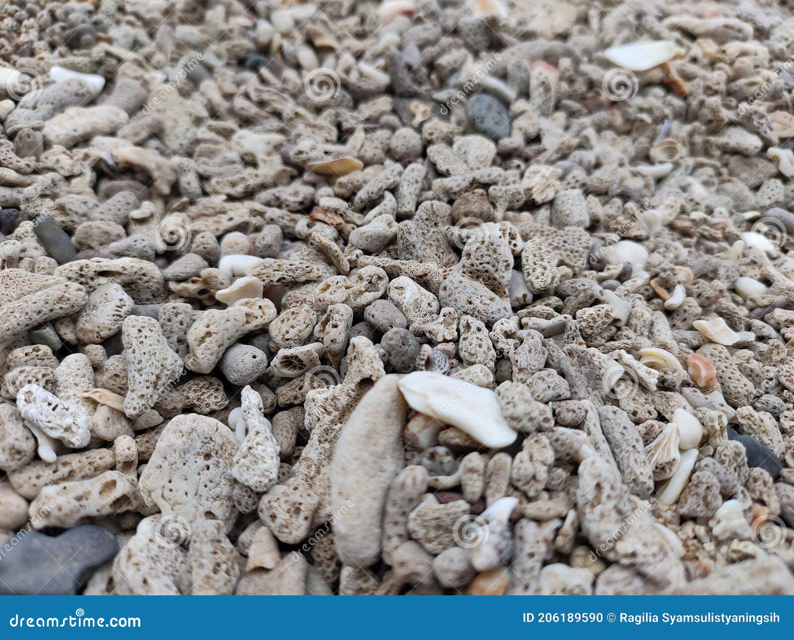 Rock Beach Wallpaper Background Stock Photo - Image of gravel ...